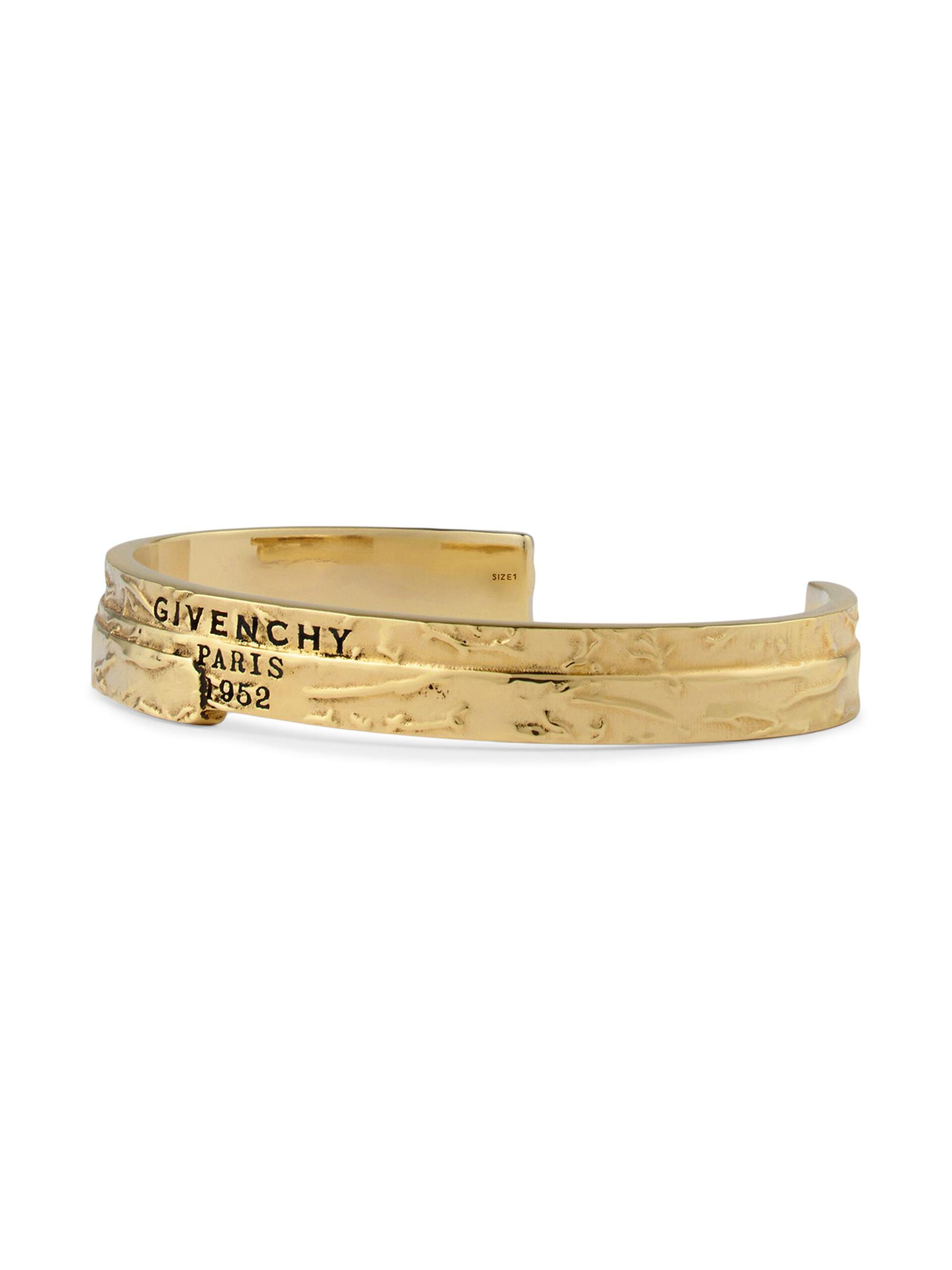 Givenchy Tape Cuff Bracelet in Metal and Enamel | Saks Fifth Avenue