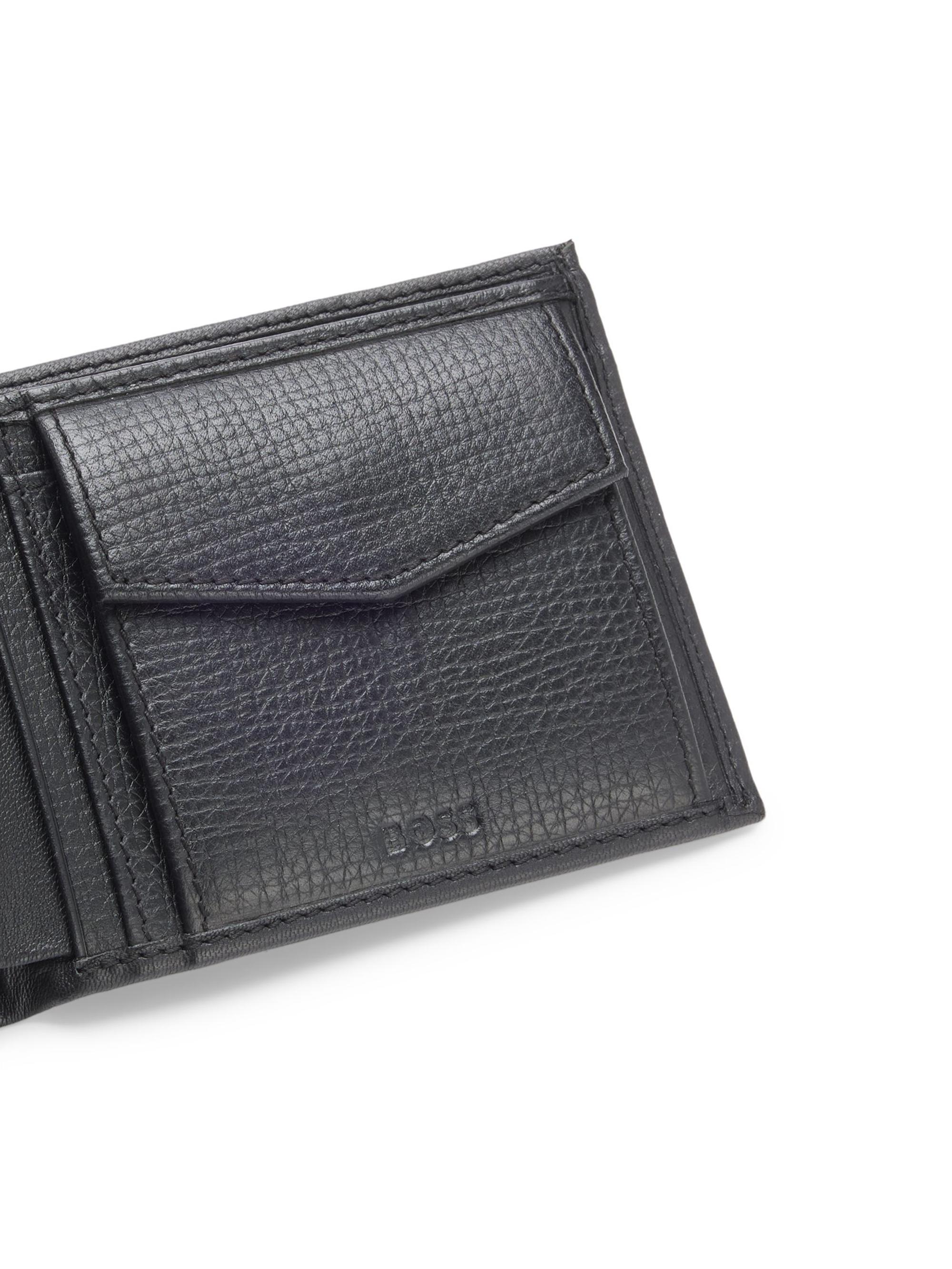 BOSS Logo-Lettering Wallet in Leather | Saks Fifth Avenue