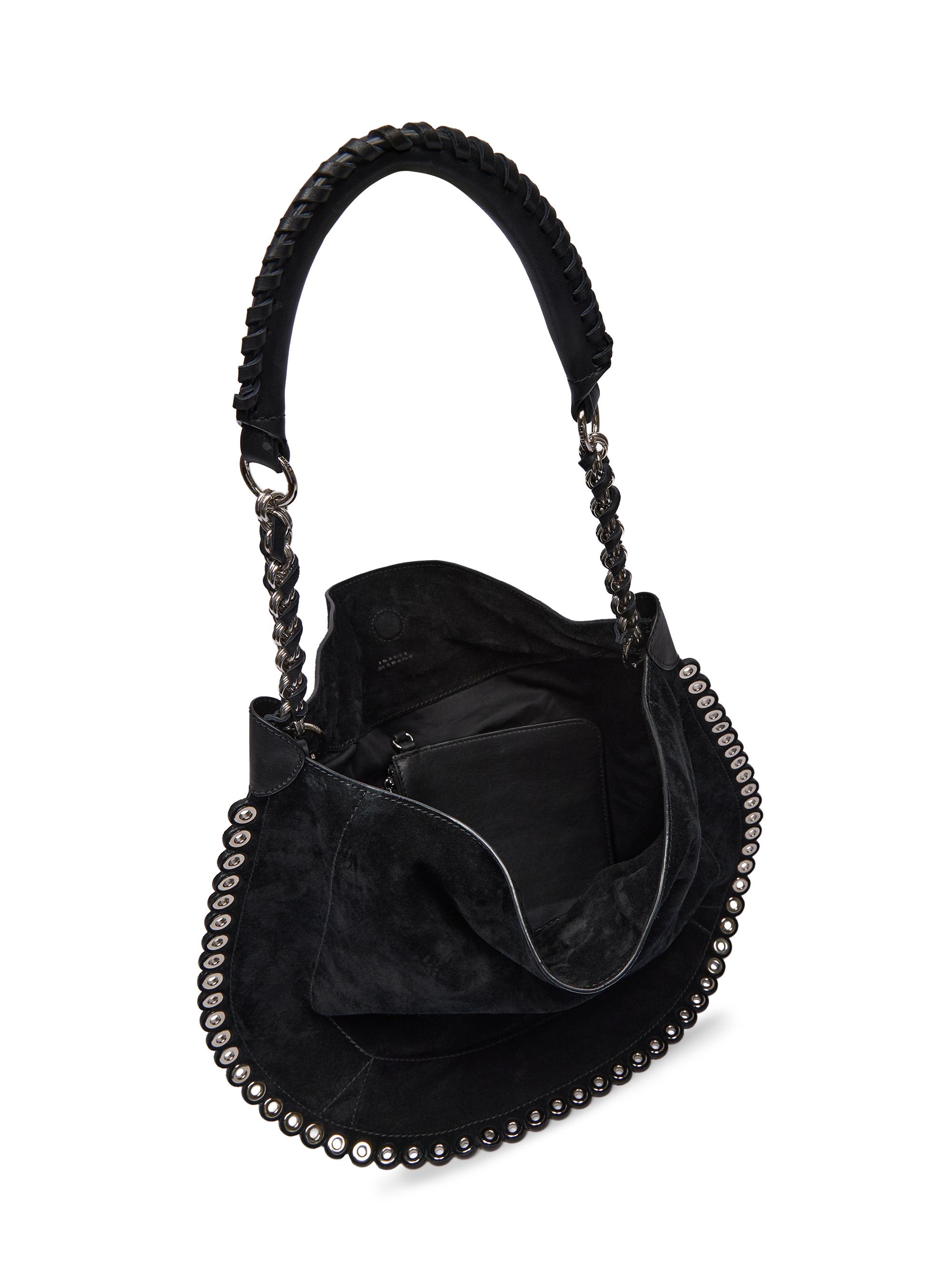 Isabel Marant Oskan Eyelet-Trim Suede Hobo Bag | Saks Fifth Avenue