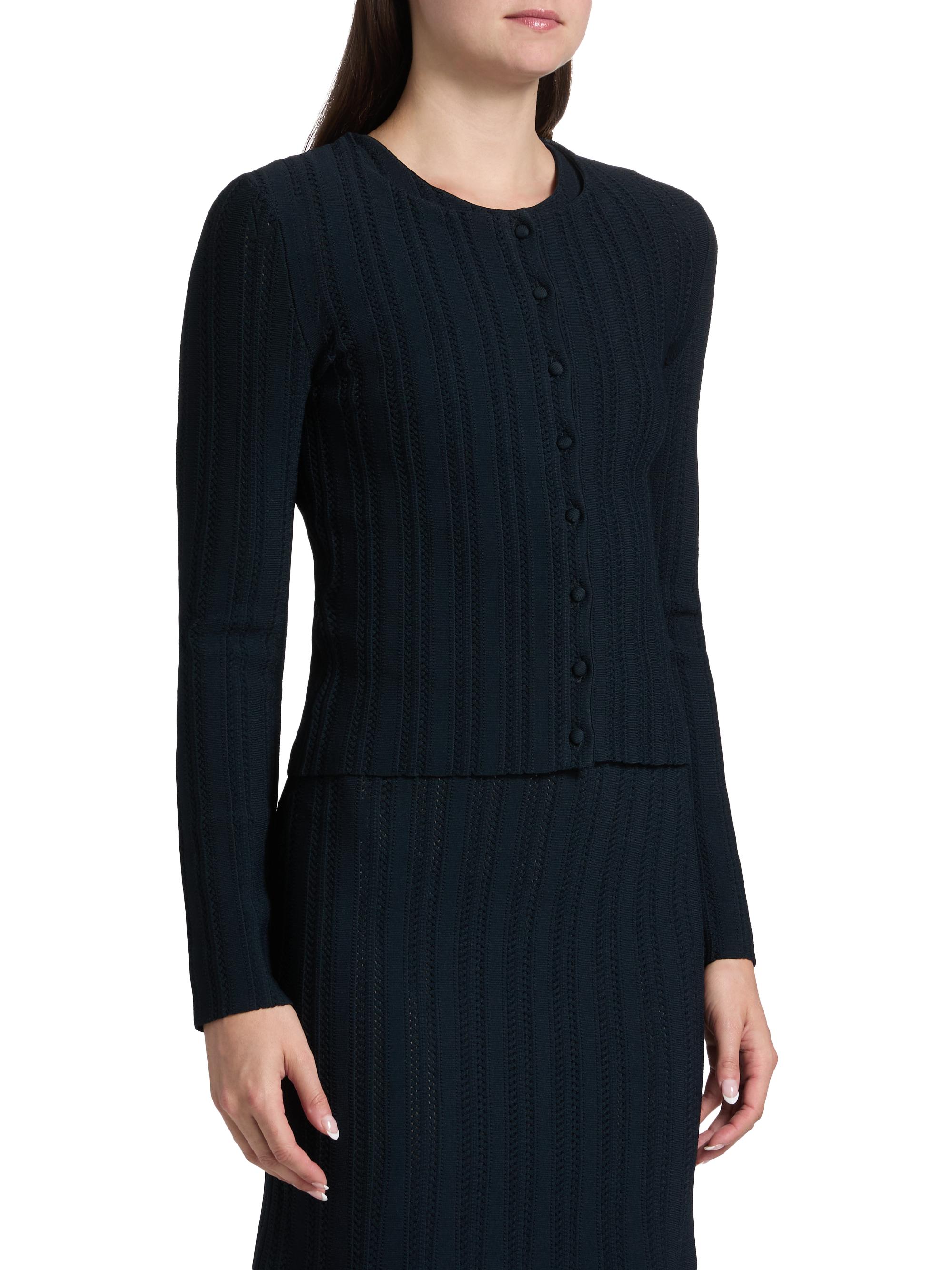 Adam Lippes Faye Jacquard Cardigan | Saks Fifth Avenue