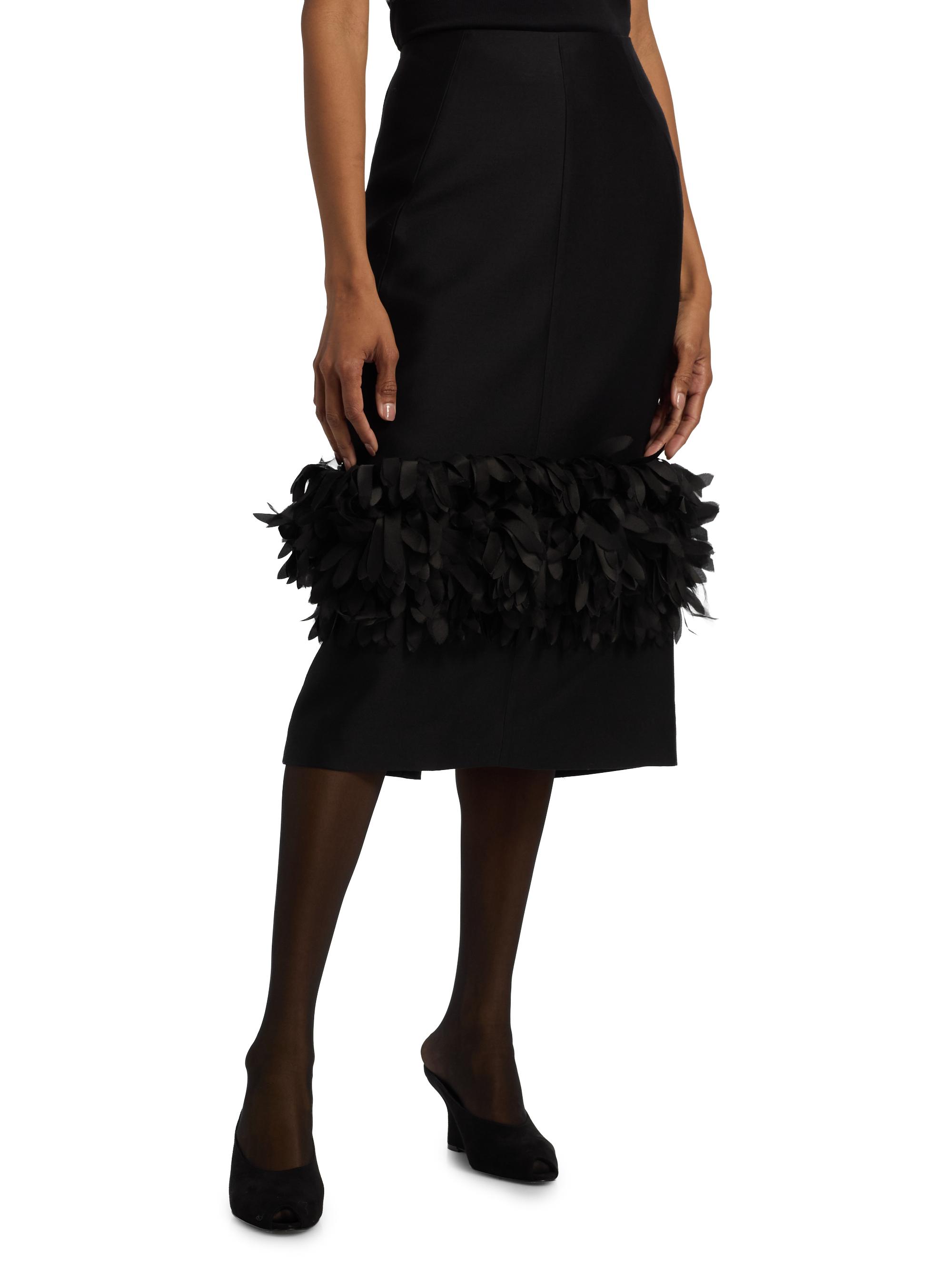 Toteme Petal Cashmere Midi-Skirt | Saks Fifth Avenue