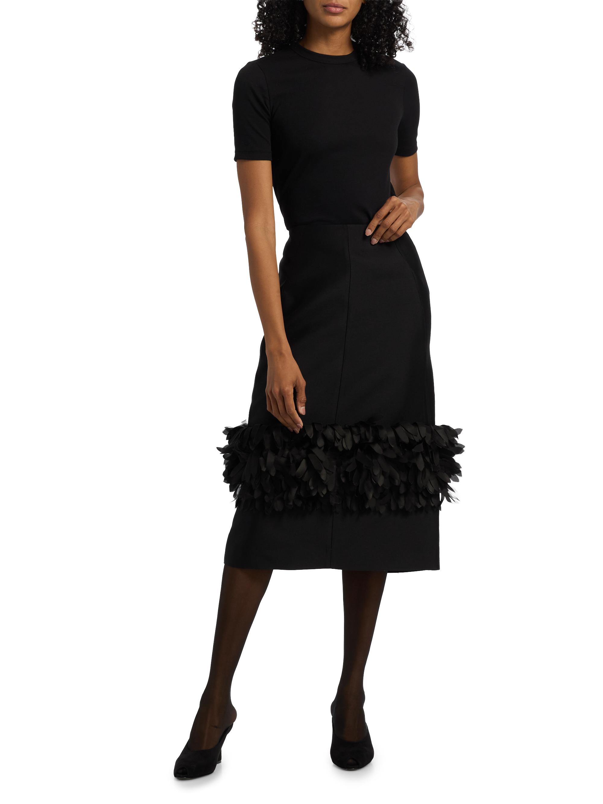Toteme Petal Cashmere Midi-Skirt | Saks Fifth Avenue