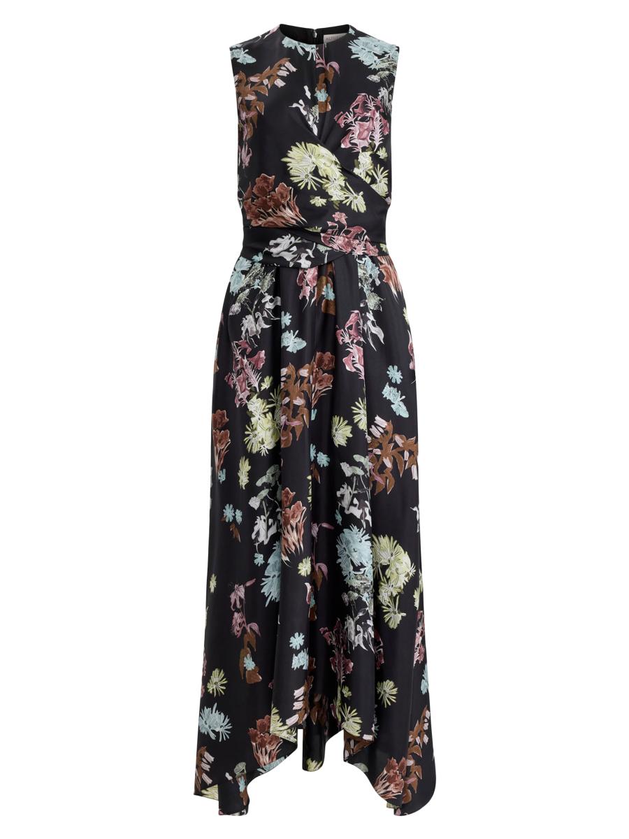 Altuzarra Penny Floral Silk Belted Maxi Dress | Saks Fifth Avenue