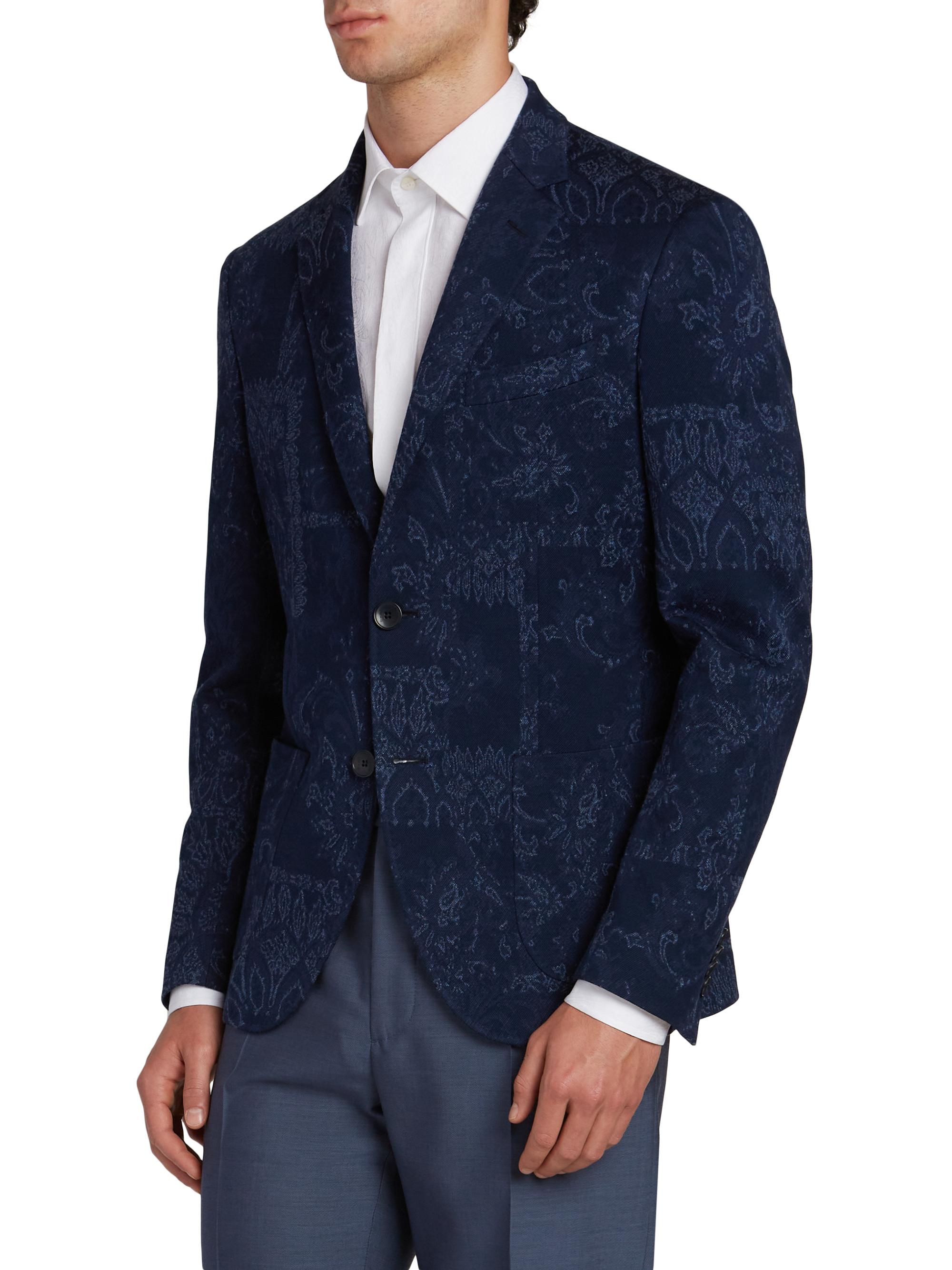 Etro Roma Bandana Print Sport Jacket | Saks Fifth Avenue