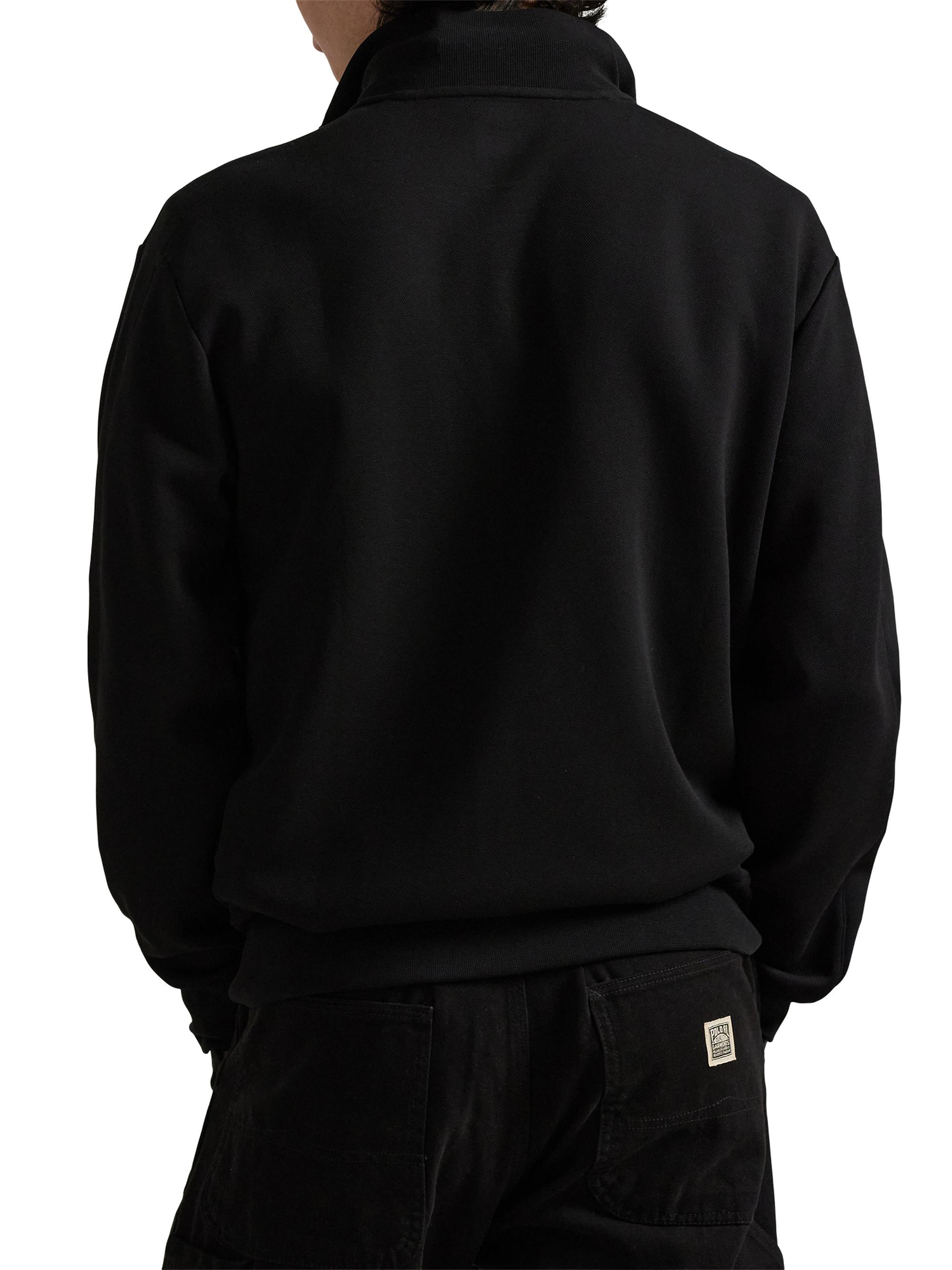 Polo Ralph Lauren Embroidered Logo Crest Cotton Sweater | Saks Fifth Avenue