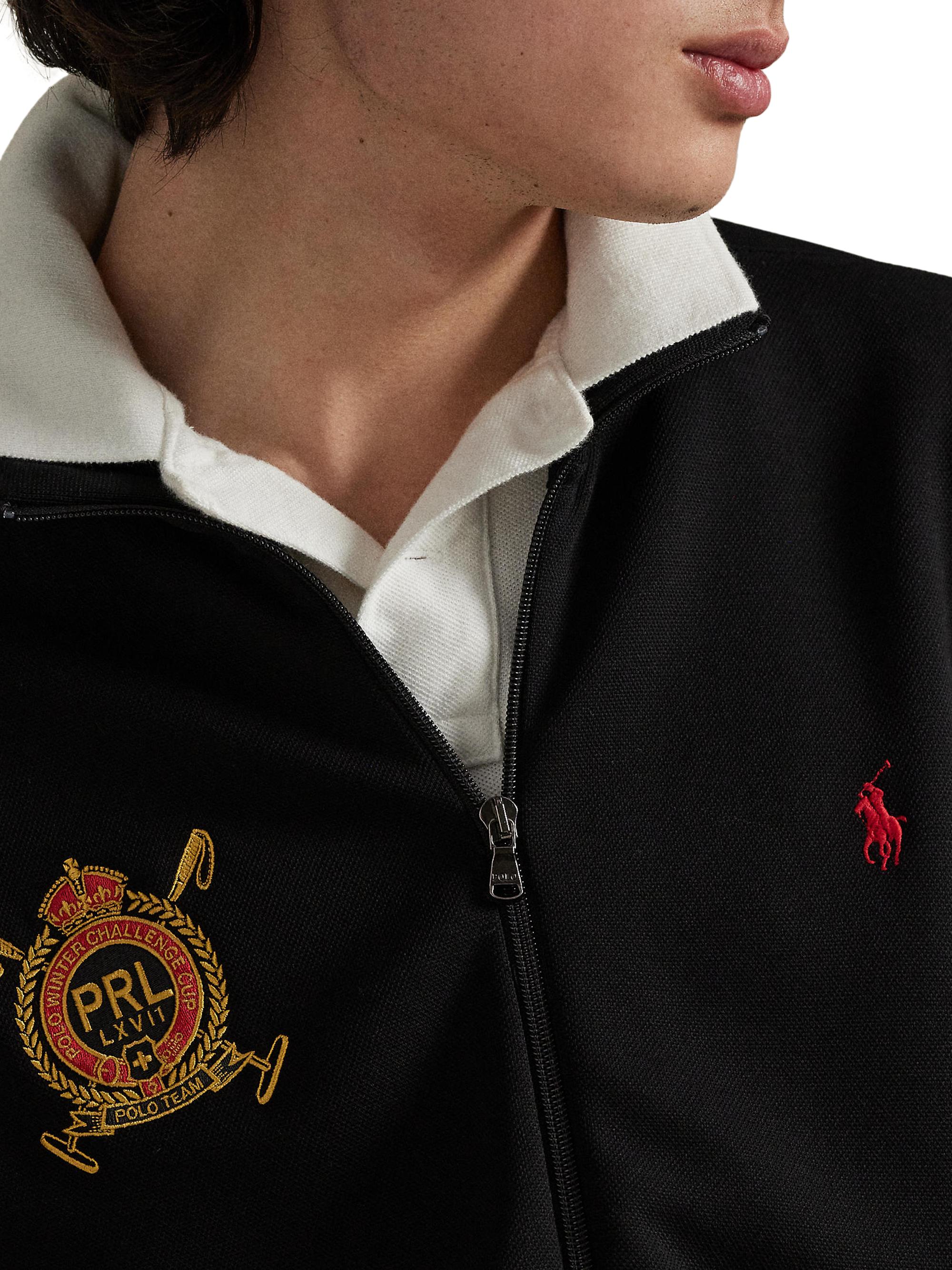 Polo Ralph Lauren Embroidered Logo Crest Cotton Sweater | Saks Fifth Avenue