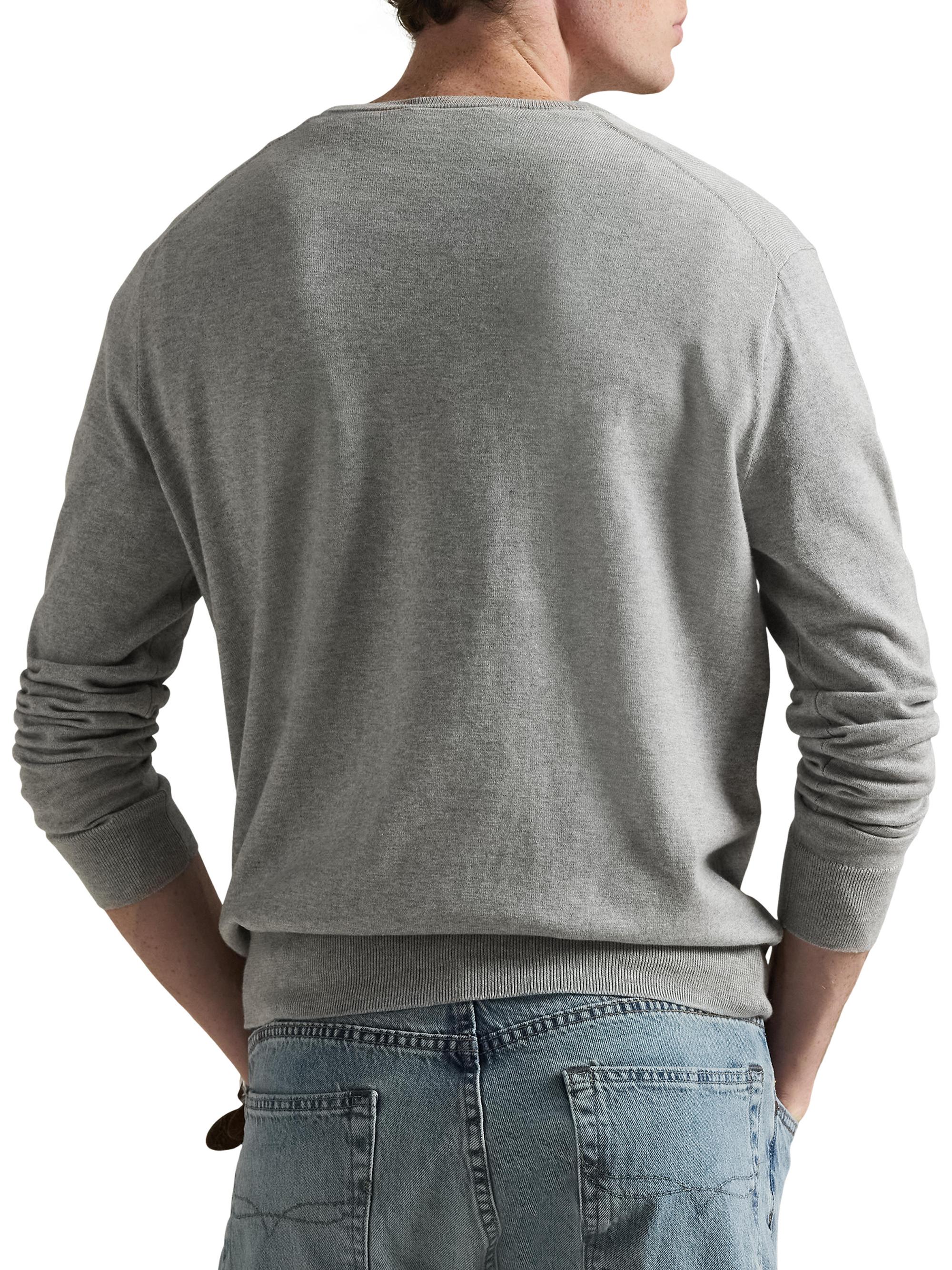 Polo Ralph Lauren Embroidered Logo Cotton Crewneck Sweater | Saks Fifth ...