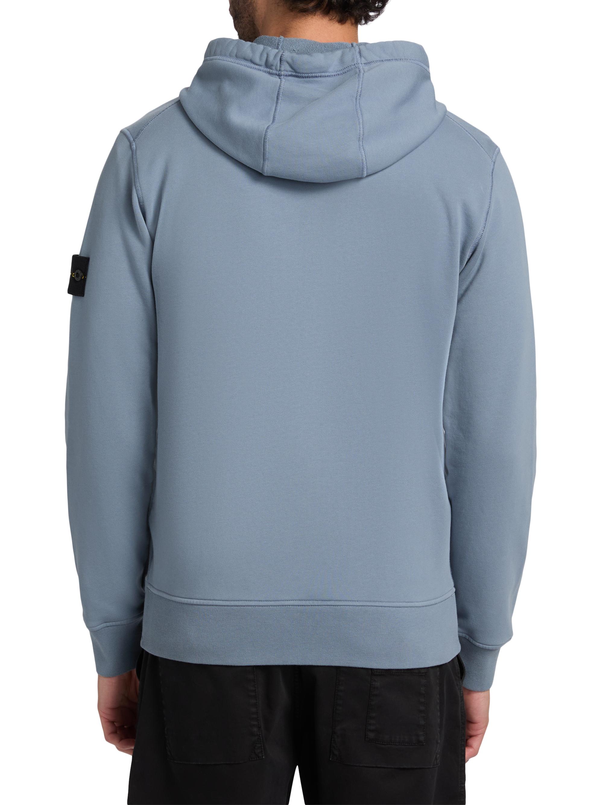 Stone Island Logo Cotton Zip-Front Hoodie | Saks Fifth Avenue