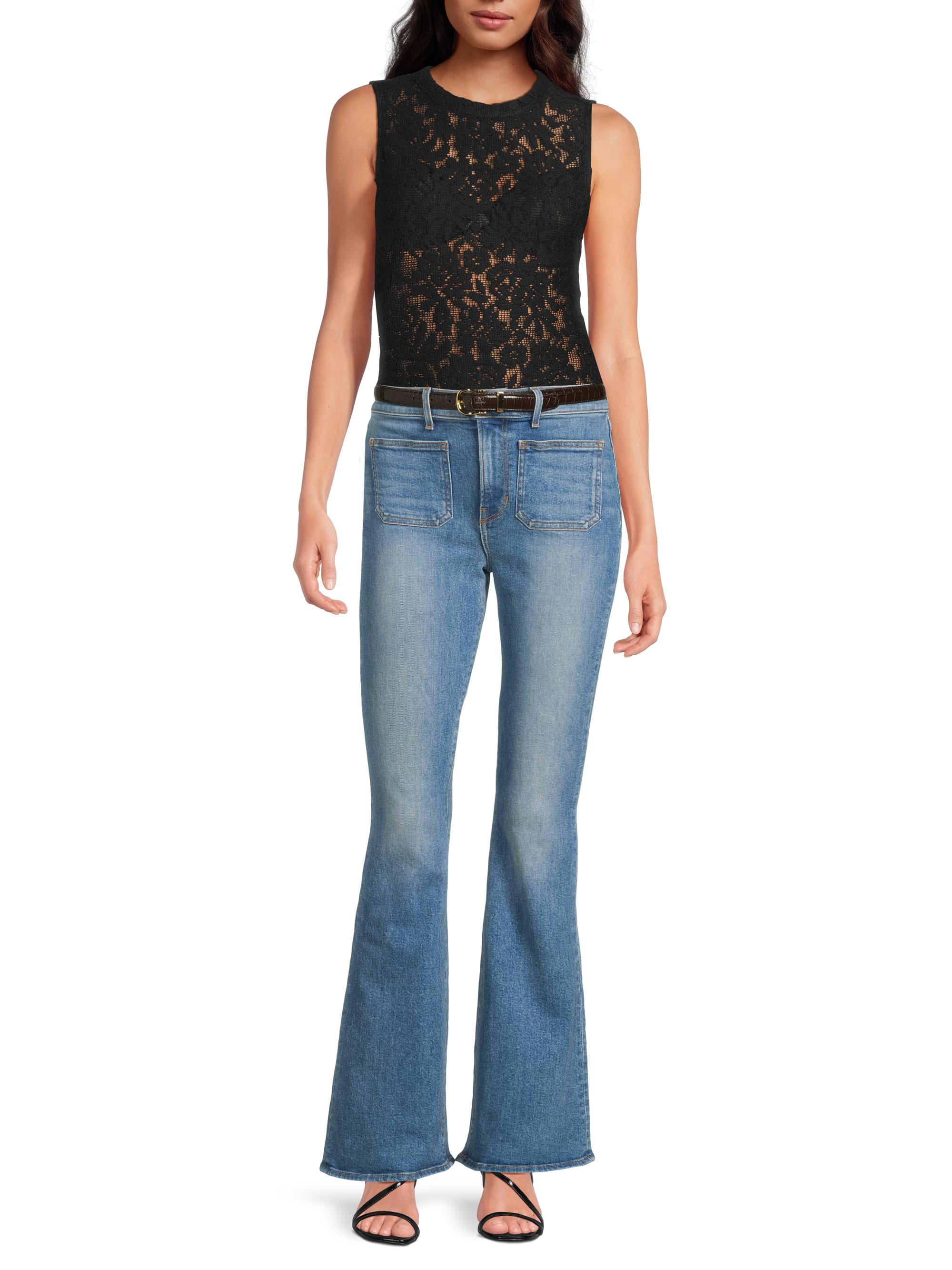 Veronica Beard Serenka Sleeveless Open-Lace Top | Saks Fifth Avenue