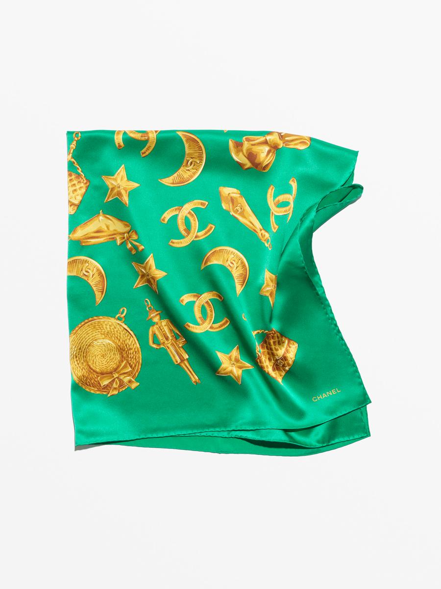 CHANEL SQUARE SCARF | Saks Fifth Avenue