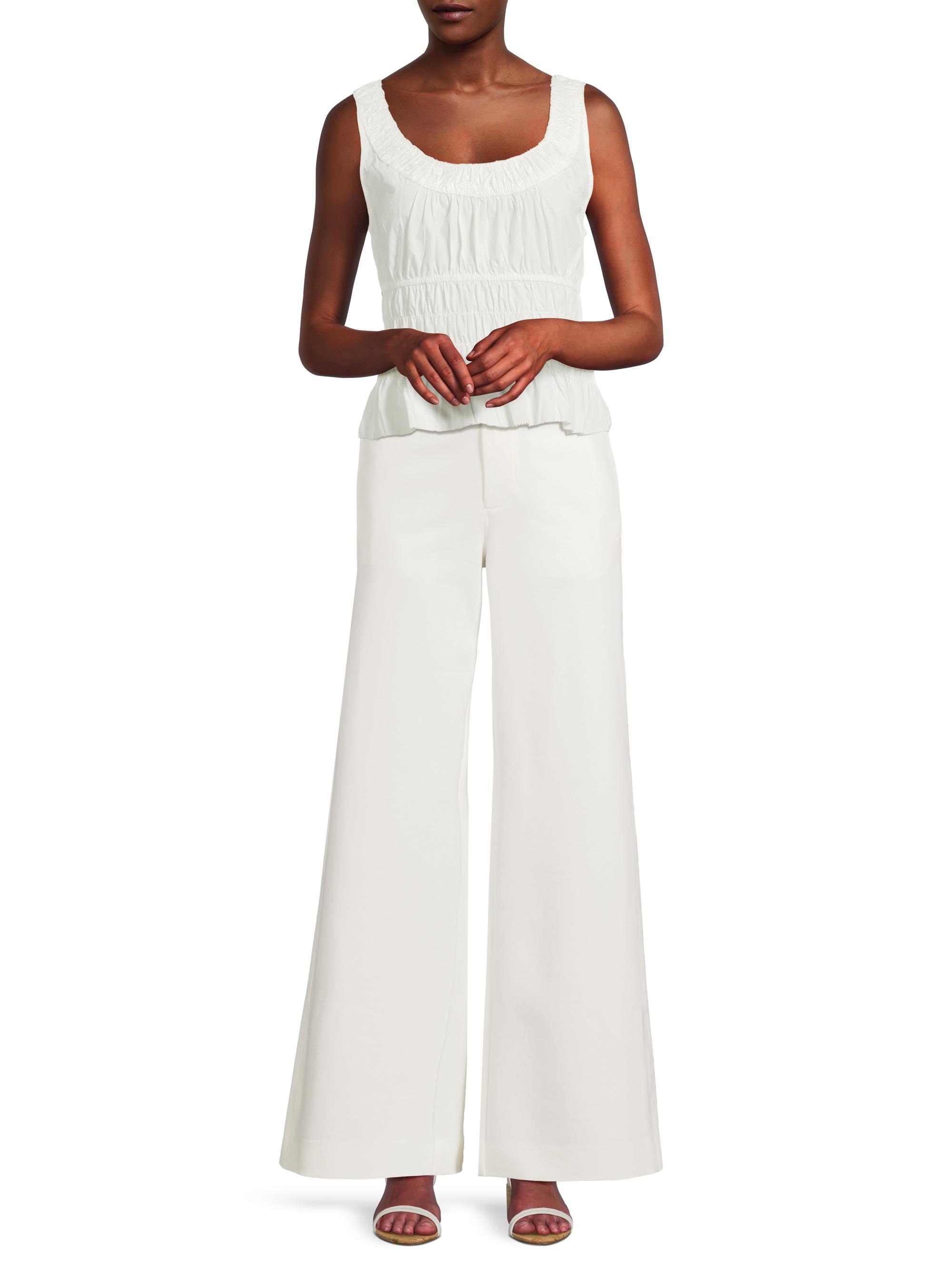 Ciao Lucia Louisa Cotton Poplin Shirred Top | Saks Fifth Avenue