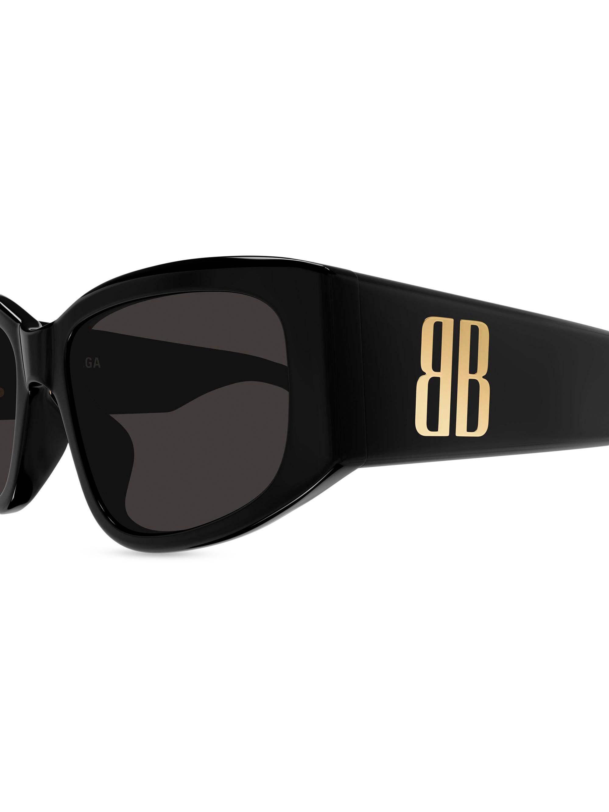 Balenciaga Nano 56MM Geometric Sunglasses | Saks Fifth Avenue