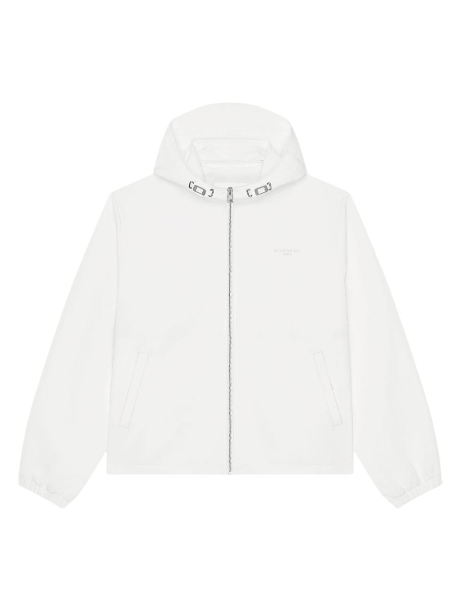 Givenchy Windbreaker Jacket in Polyfaille Embroidered Paris | Saks ...