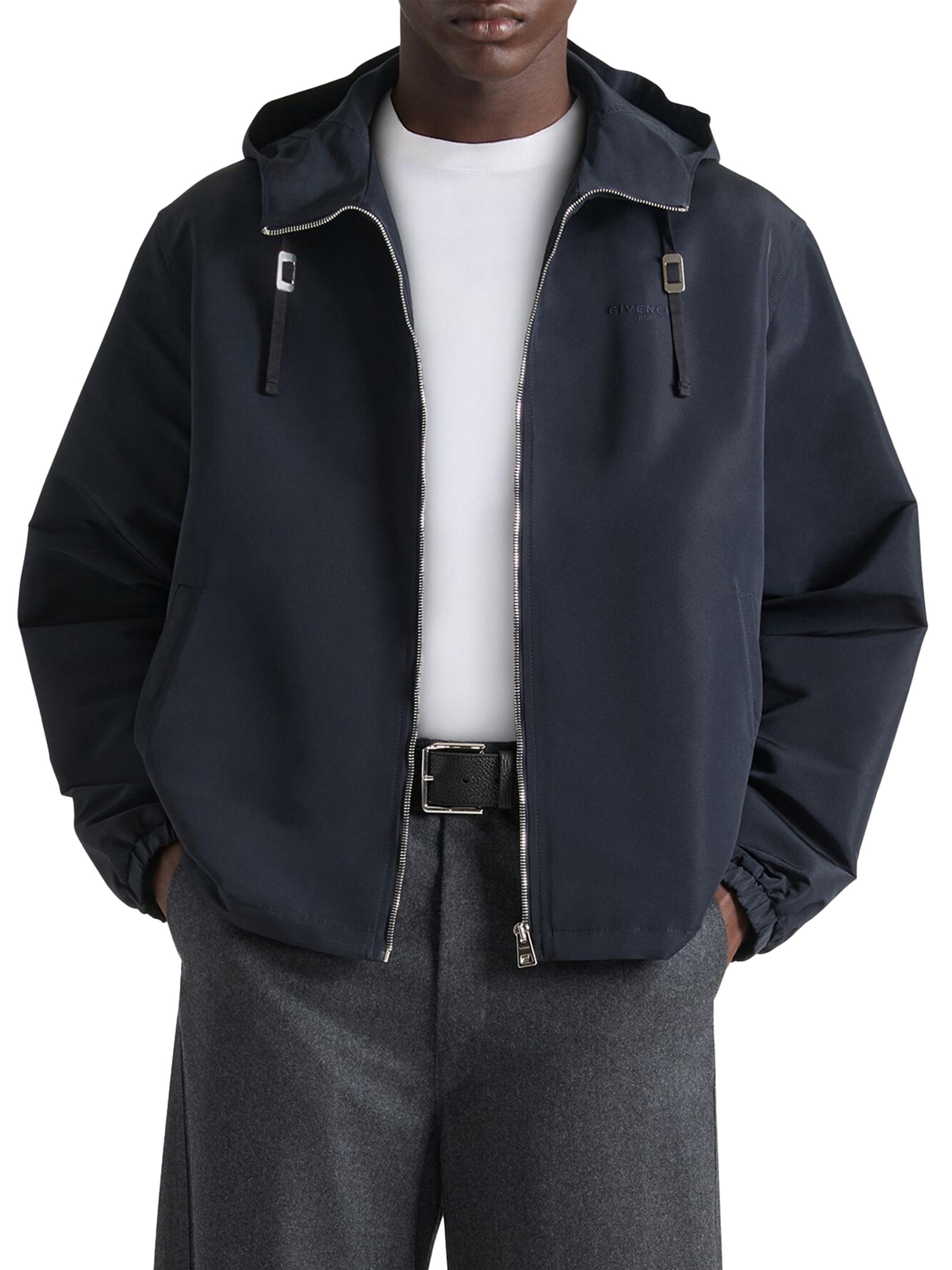 Givenchy Windbreaker Jacket in Polyfaille Embroidered Paris | Saks ...