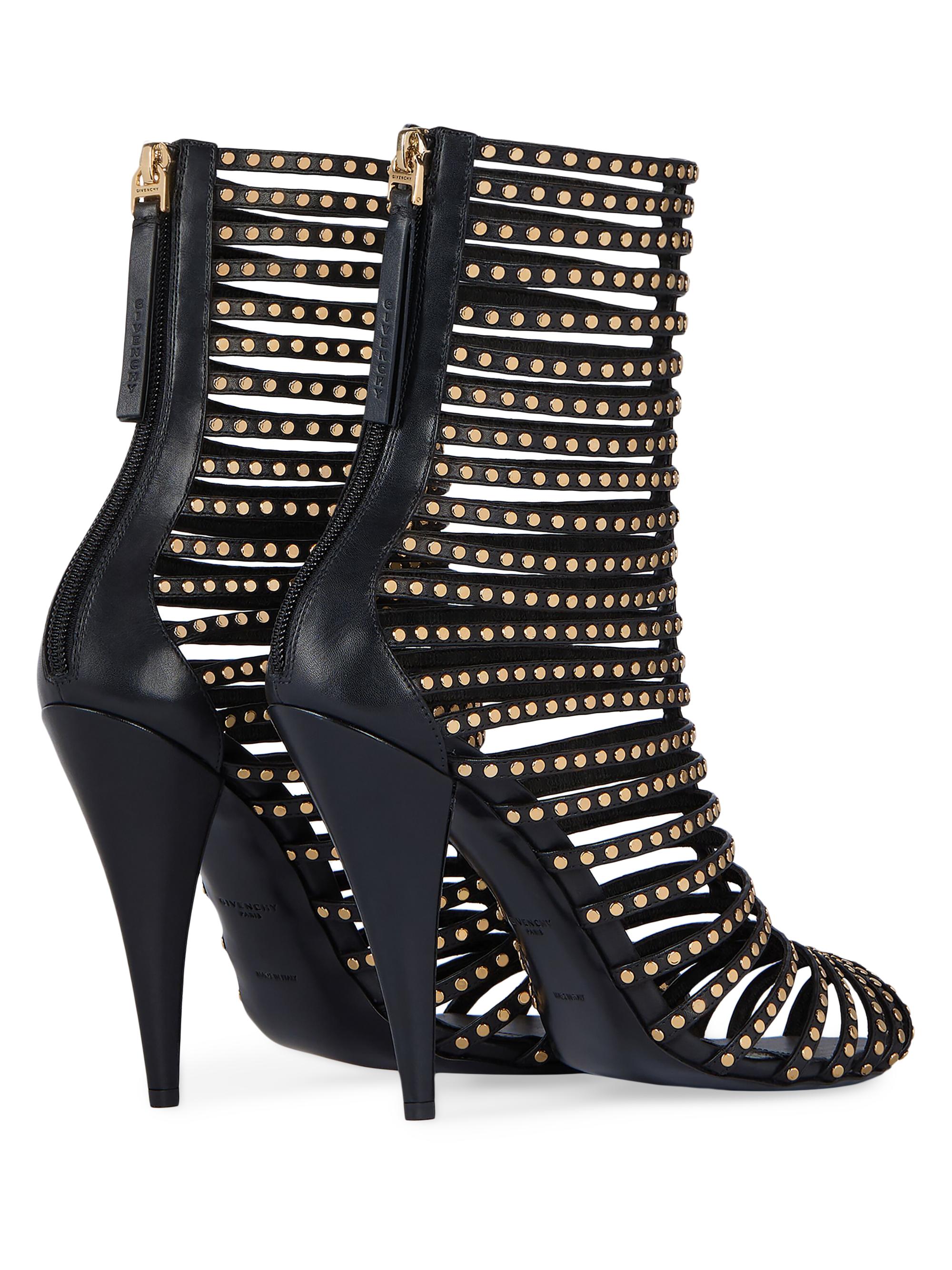 Givenchy Cage Ankle Boots in Leather | Saks Fifth Avenue