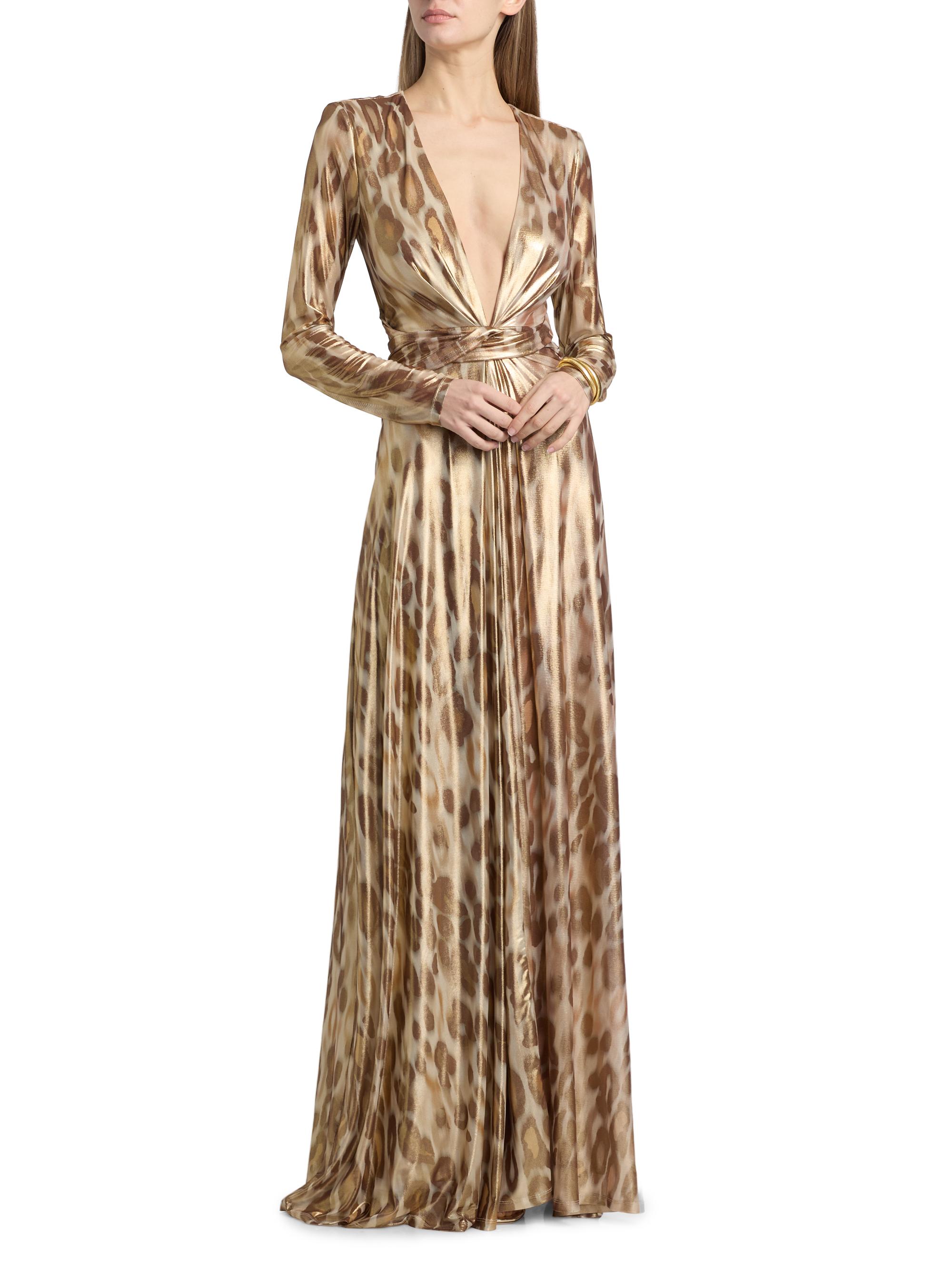 Ramy Brook Martini Metallic Printed Gown | Saks Fifth Avenue
