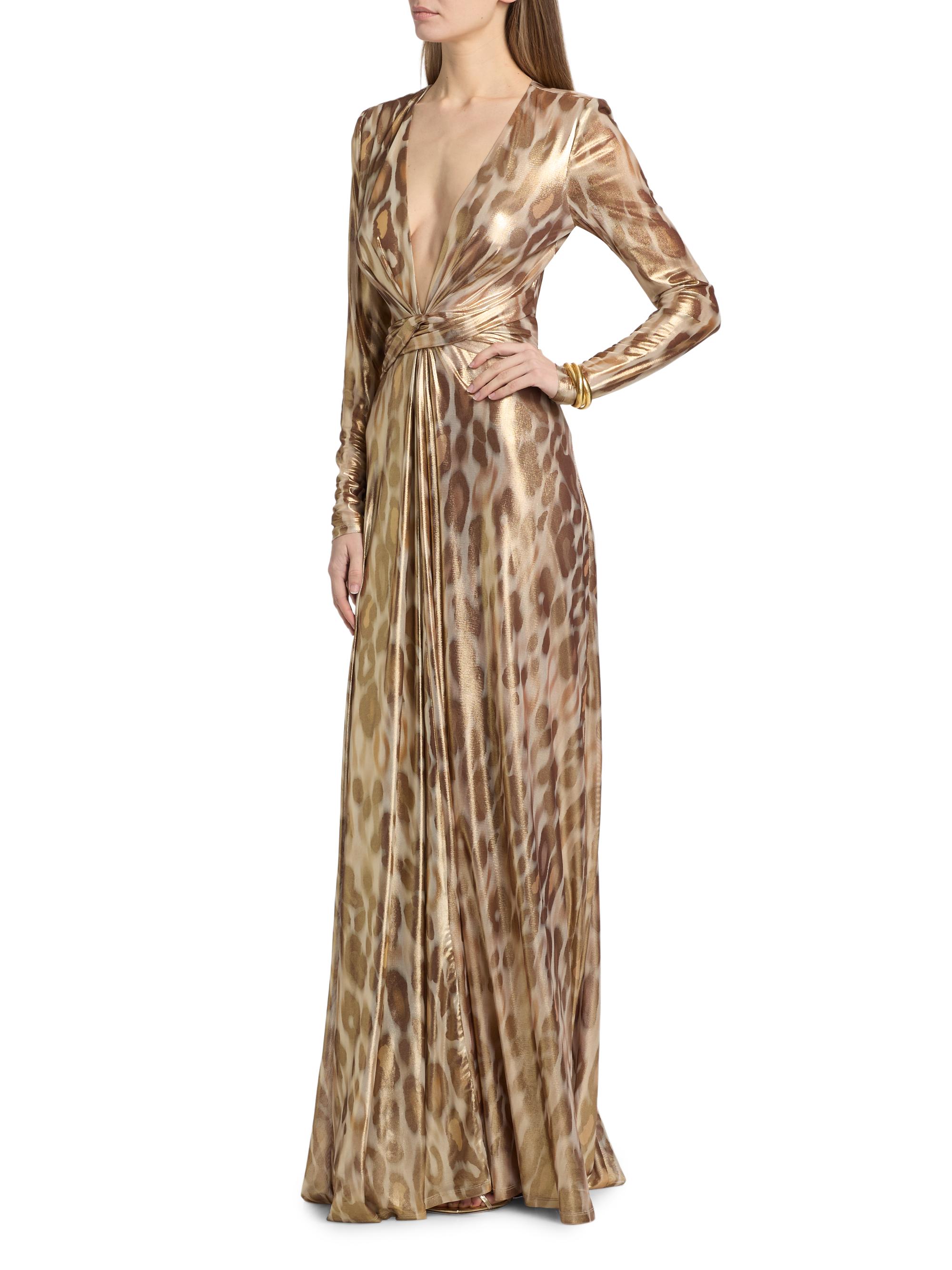 Ramy Brook Martini Metallic Printed Gown | Saks Fifth Avenue