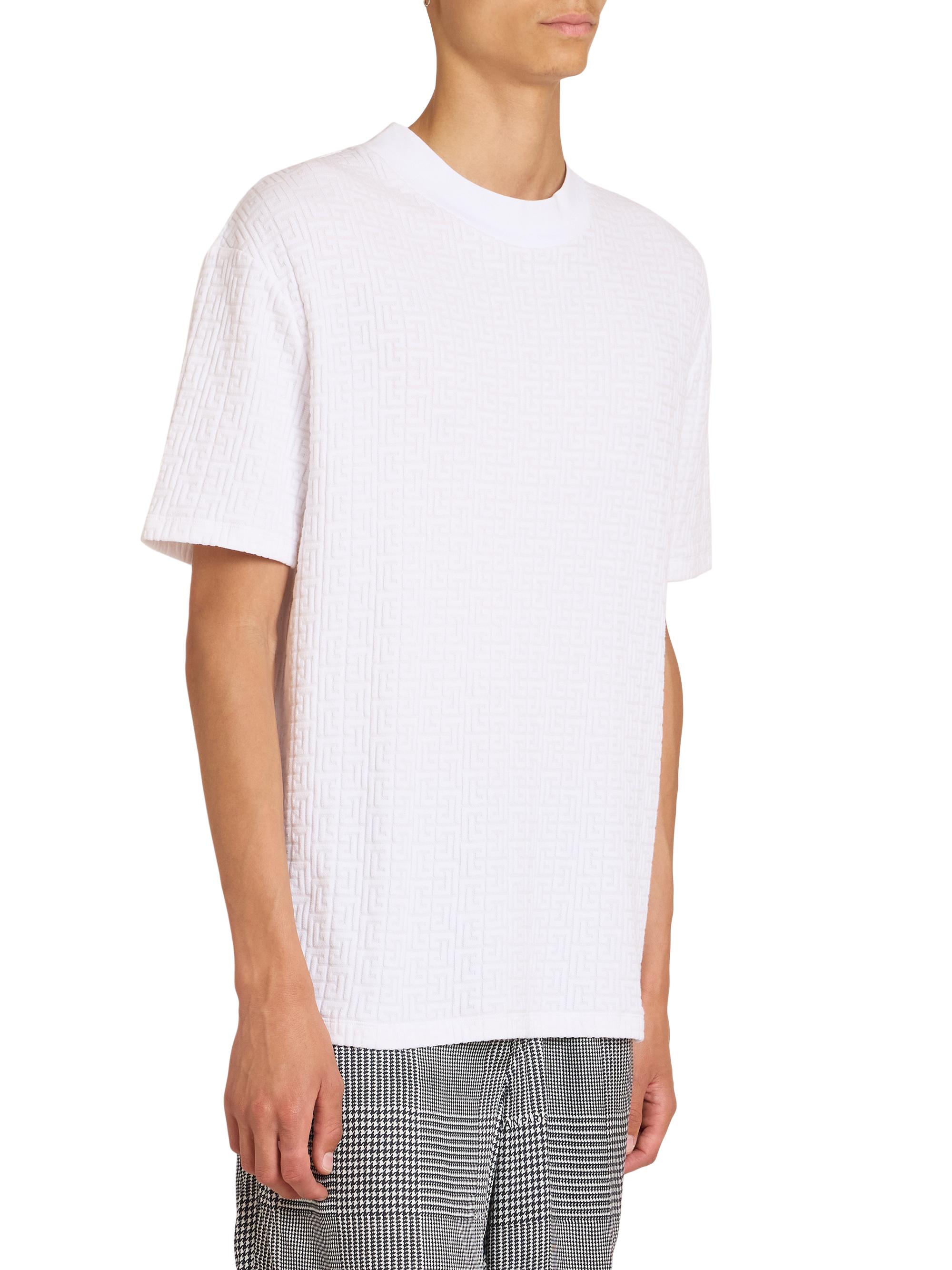 Balmain Monogram Sponge T-Shirt | Saks Fifth Avenue