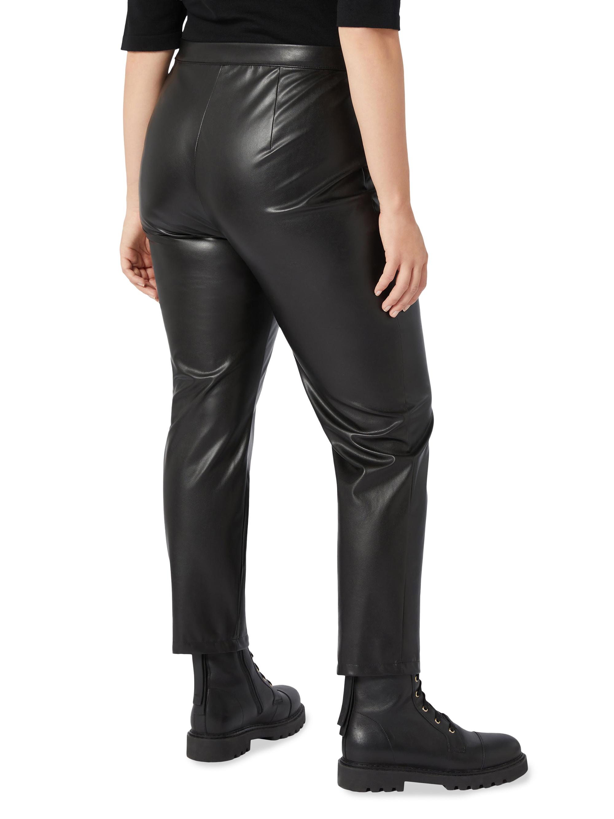 Marina Rinaldi Coated Fabric Trousers | Saks Fifth Avenue