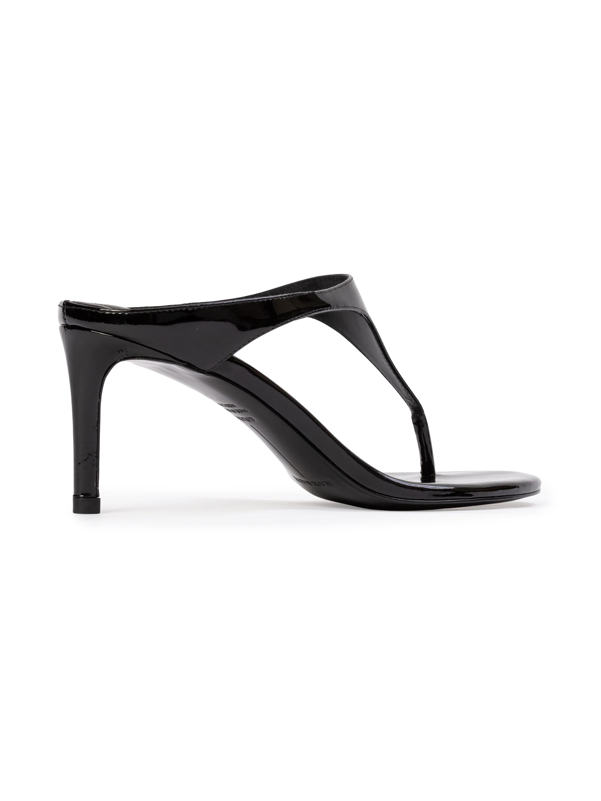Black Suede Studio Laurel 65MM Patent Mules | Saks Fifth Avenue