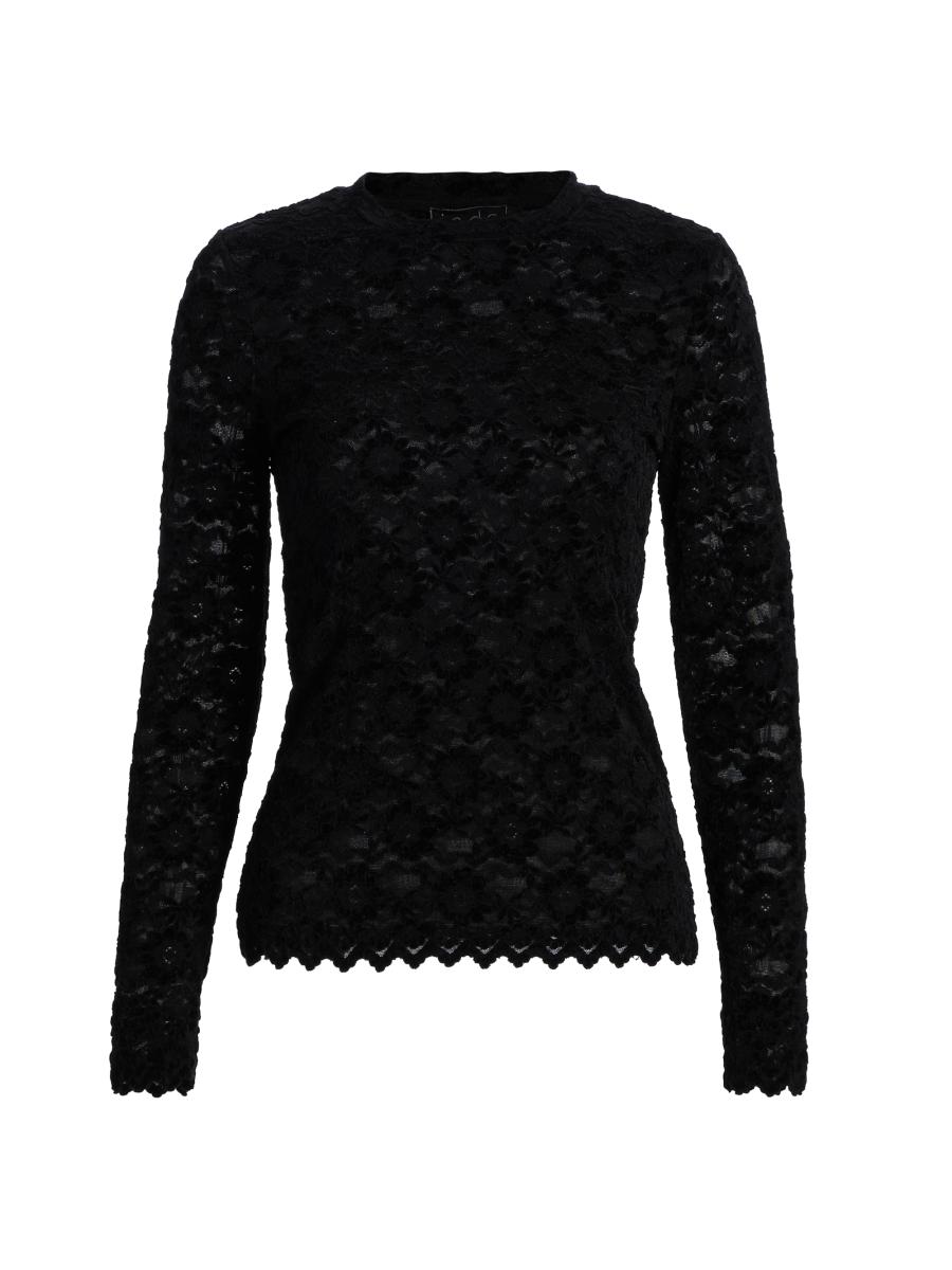 Johnny Was Natalie Stretch Lace Long-Sleeve T-Shirt | Saks Fifth Avenue