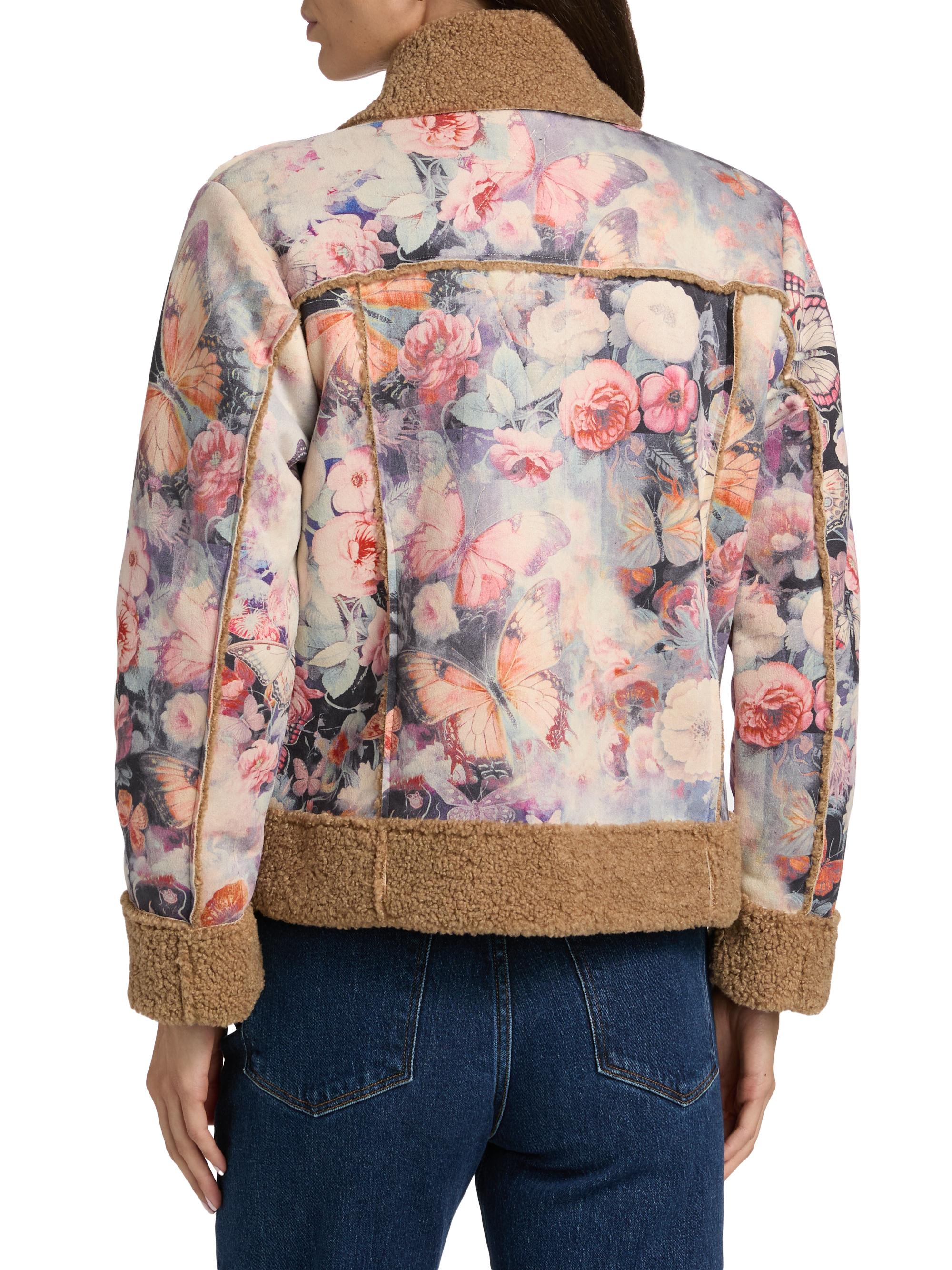Johnny Was Maravilla Floral Faux Suede Moto Jacket | Saks Fifth Avenue