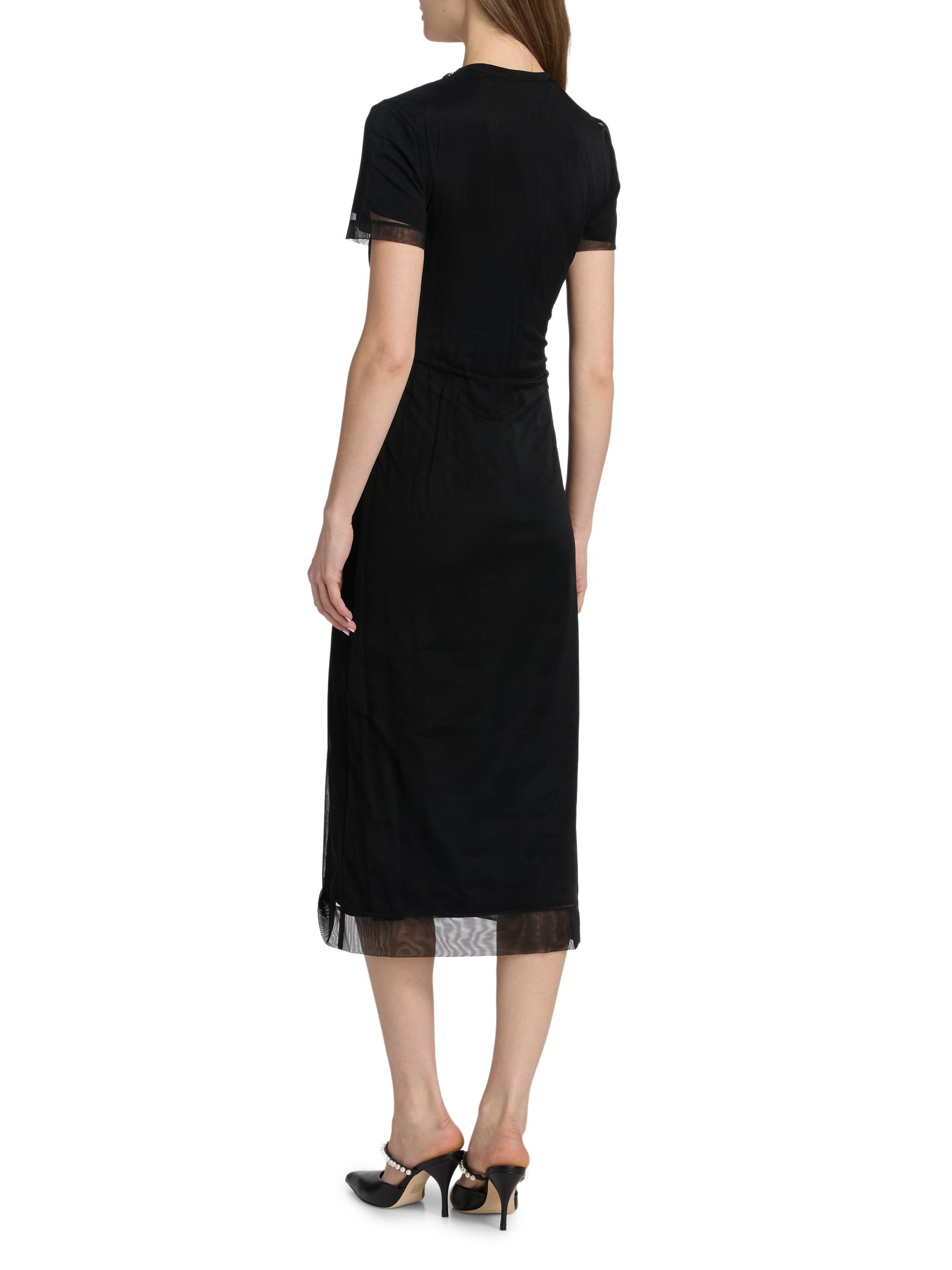 Simone Rocha Embellished Necklace Midi-Dress | Saks Fifth Avenue
