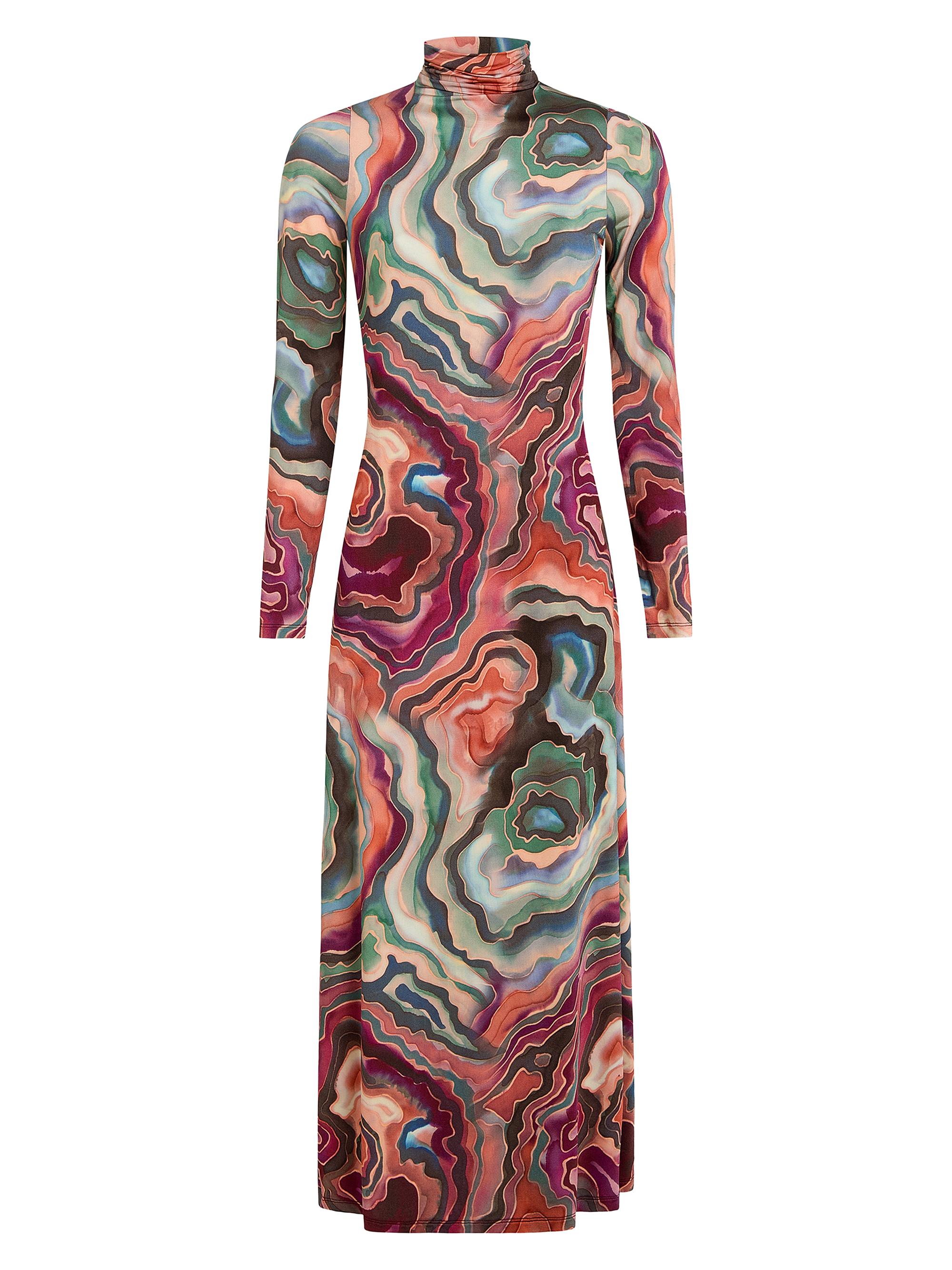 Marie Oliver Paxton Abstract Turtleneck Midi-Dress | Saks Fifth Avenue