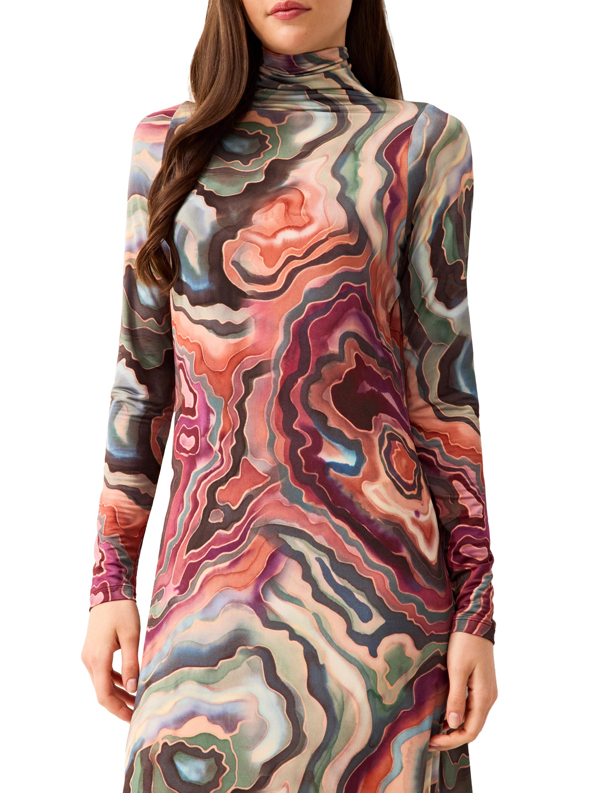 Marie Oliver Paxton Abstract Turtleneck Midi-Dress | Saks Fifth Avenue