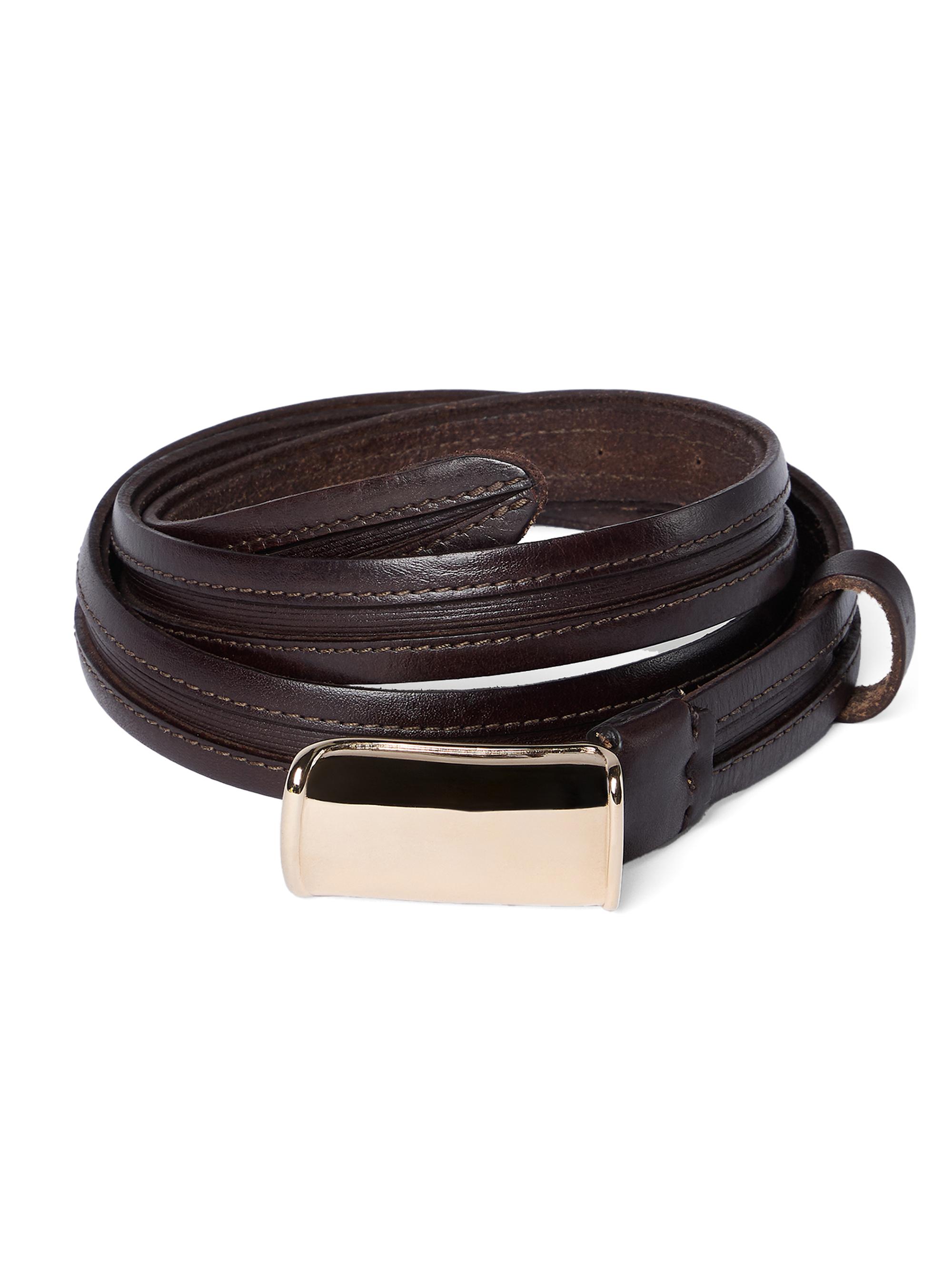 Brunello Cucinelli Leather Belt with Box Frame Buckle | Saks Fifth Avenue
