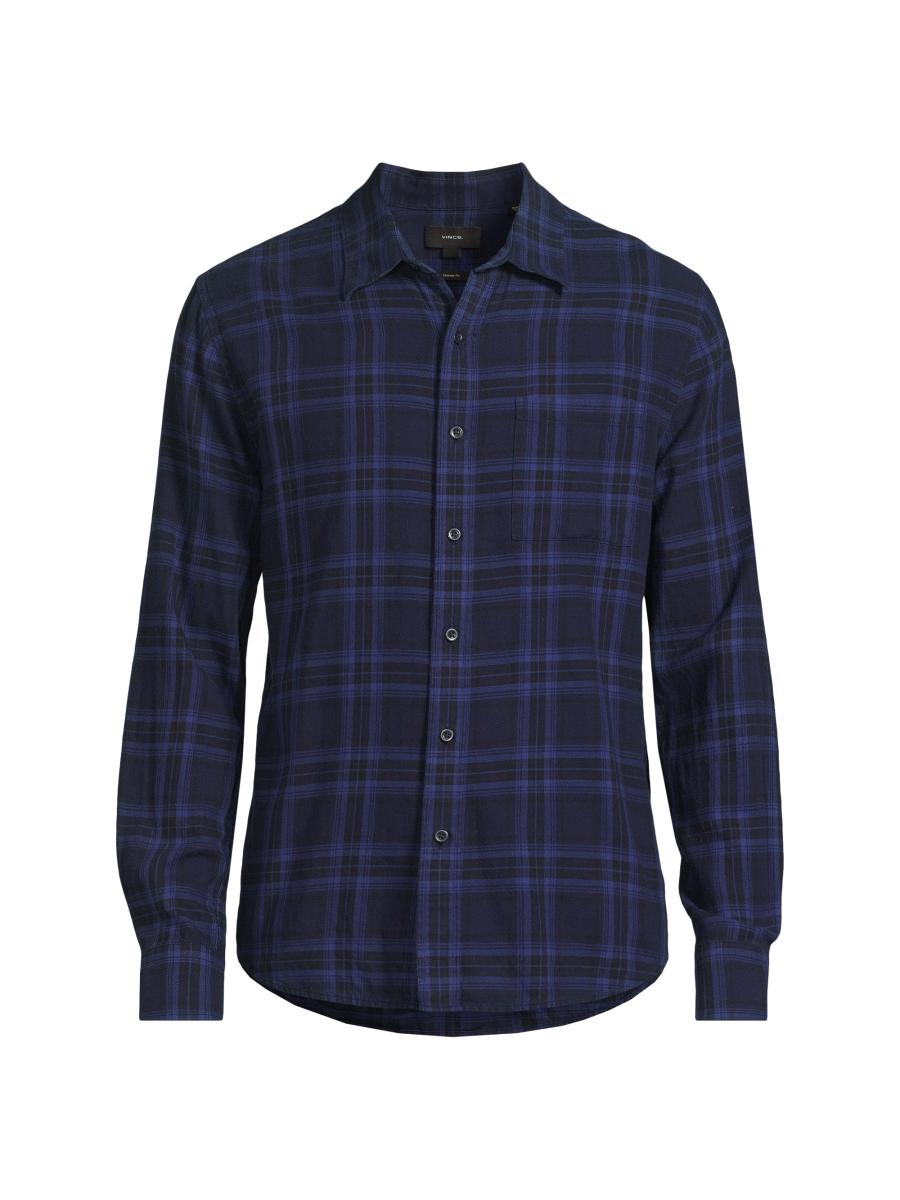 Vince Big Horn Plaid Shirt | Saks Fifth Avenue
