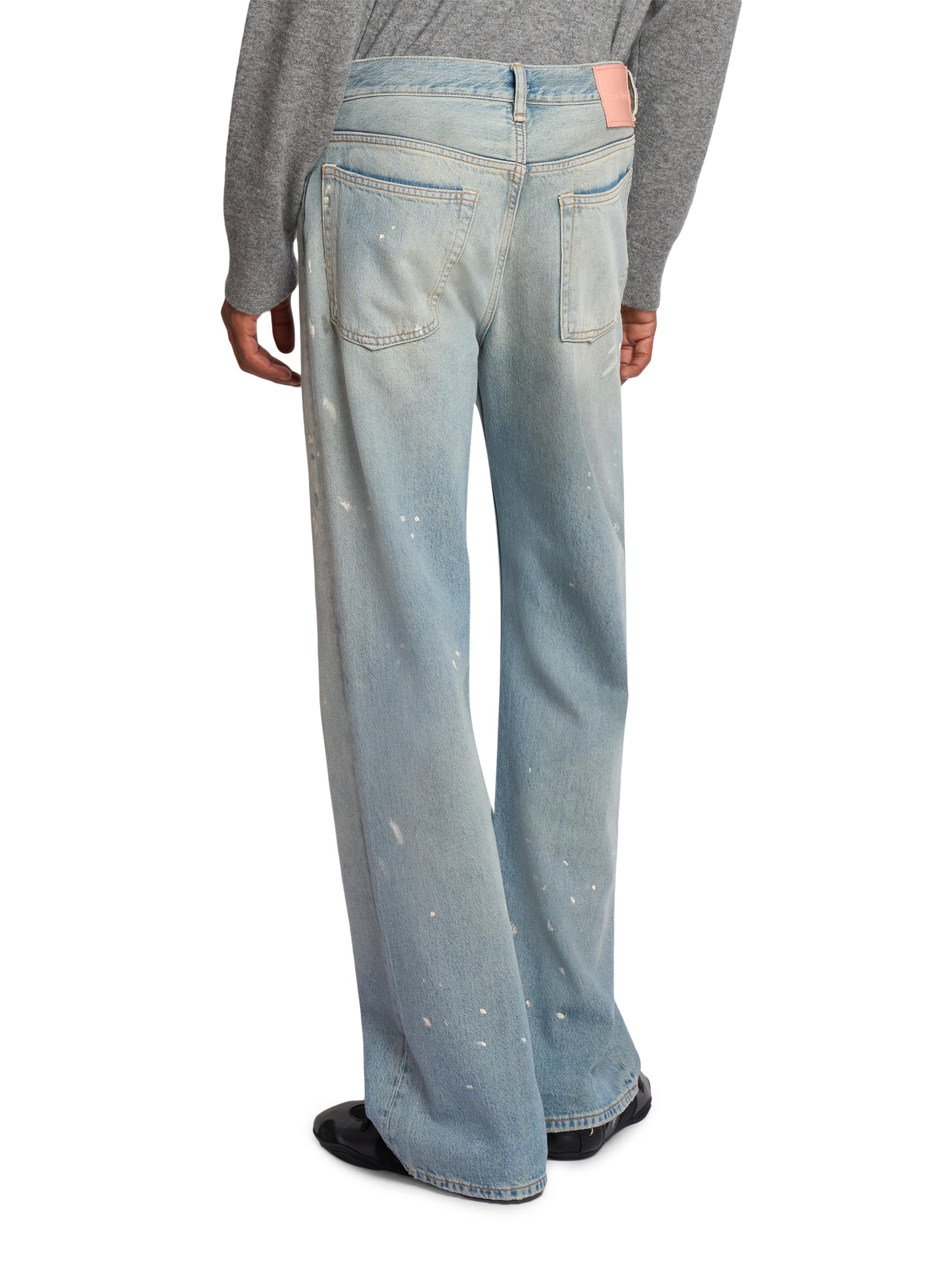 Acne Studios Trafalgar Paint Splatter Straight-Leg Jeans | Saks Fifth ...
