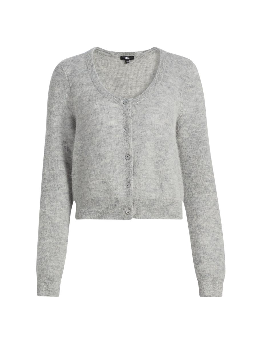 Paige Fortuna Alpaca-Wool Crop Cardigan | Saks Fifth Avenue