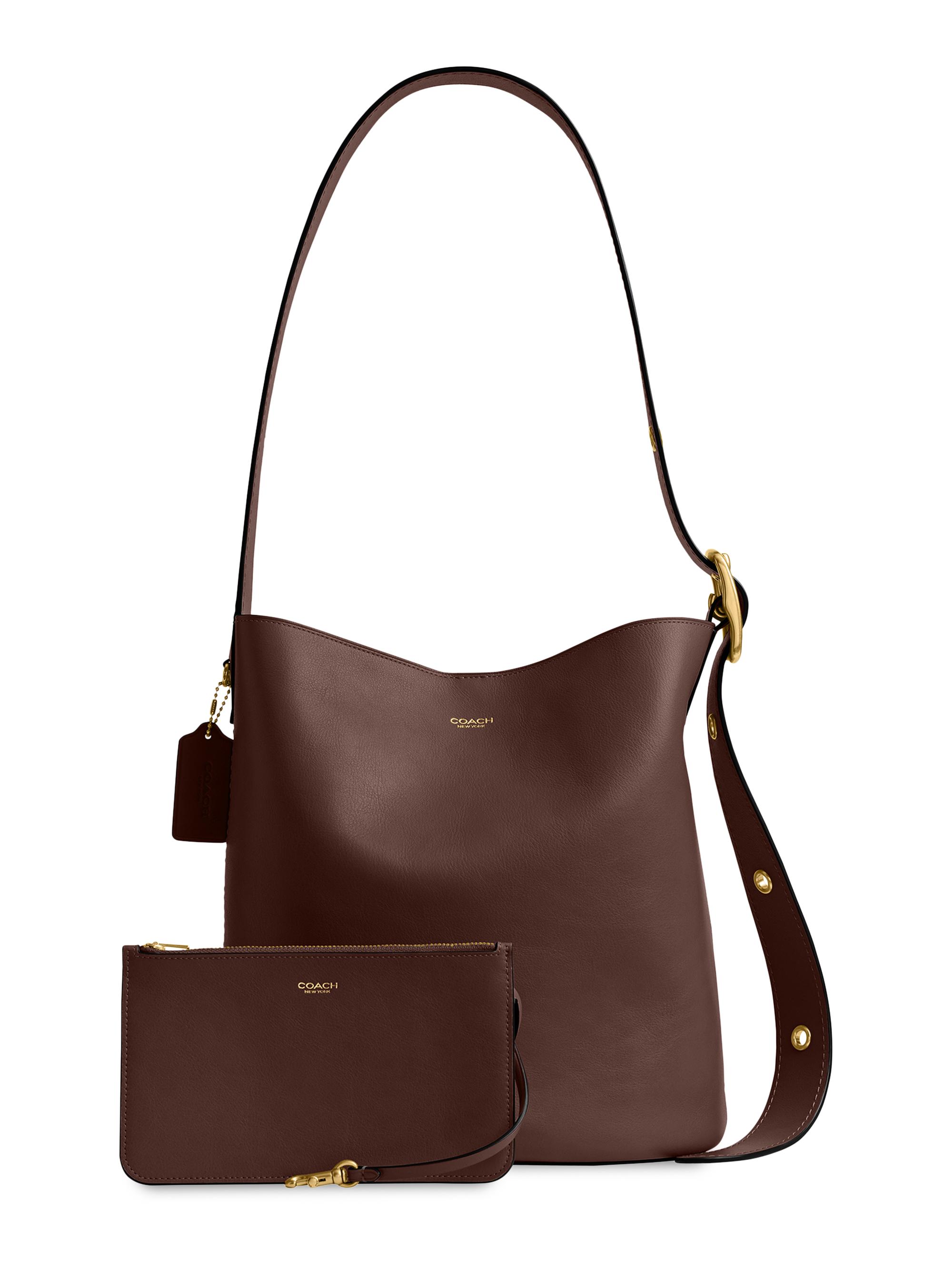 COACH Bleecker Leather Bucket Bag | Saks Fifth Avenue
