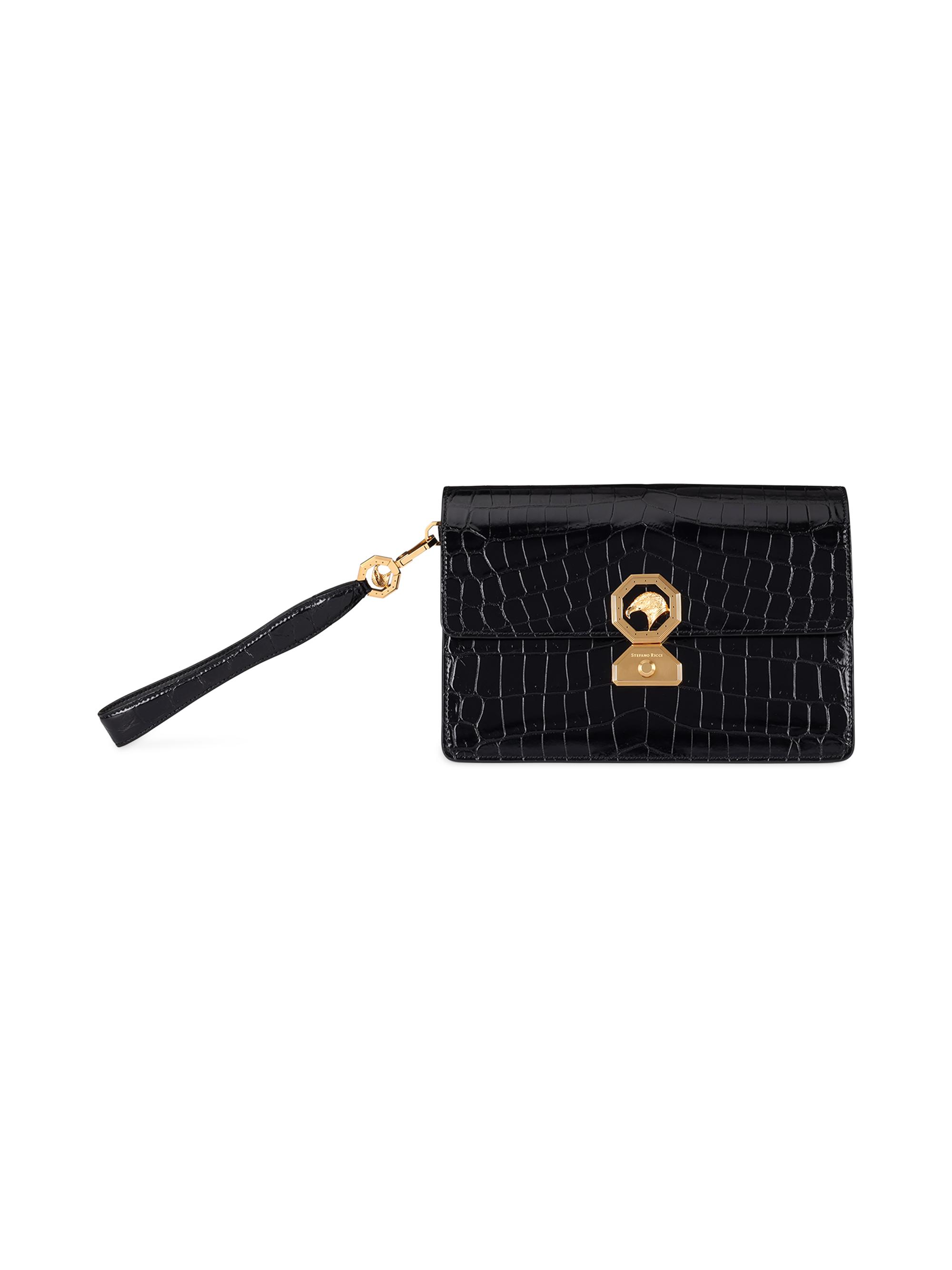 Stefano Ricci Small Croc Pouch | Saks Fifth Avenue