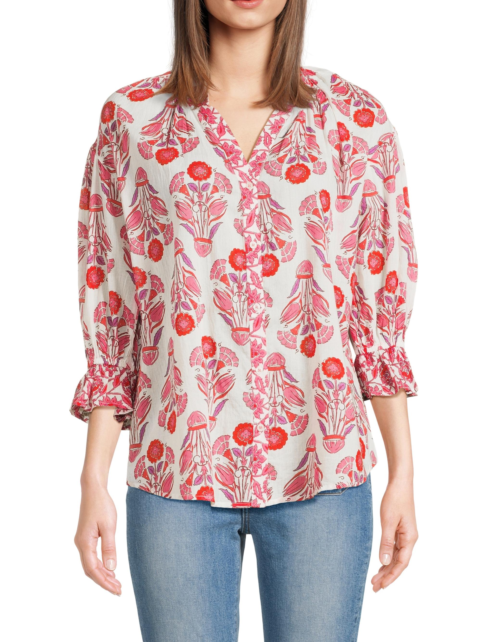 Ro's Garden Rachel Cotton Shirt | Saks Fifth Avenue