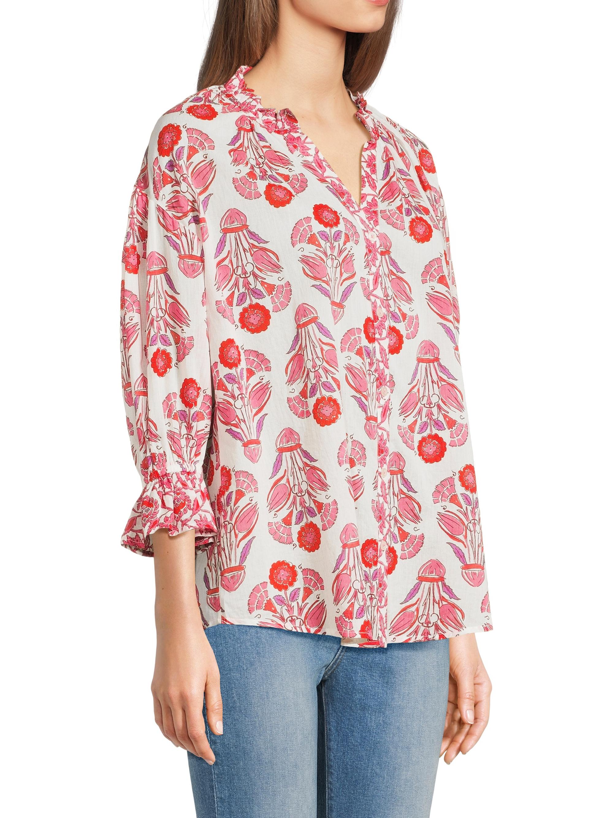 Ro's Garden Rachel Cotton Shirt | Saks Fifth Avenue