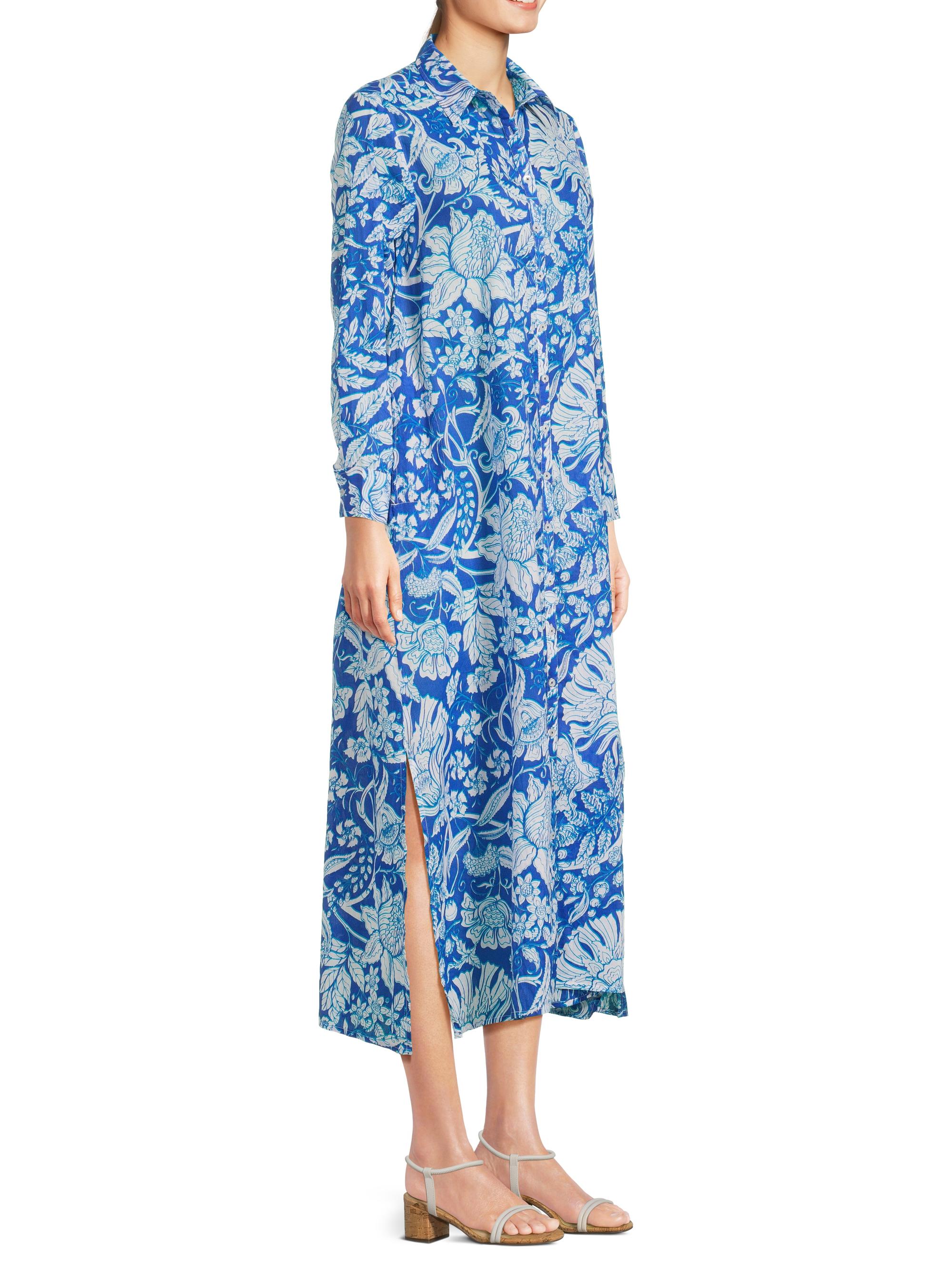 Ro's Garden Farrah Printed Long Tunic-Style Dress | Saks Fifth Avenue
