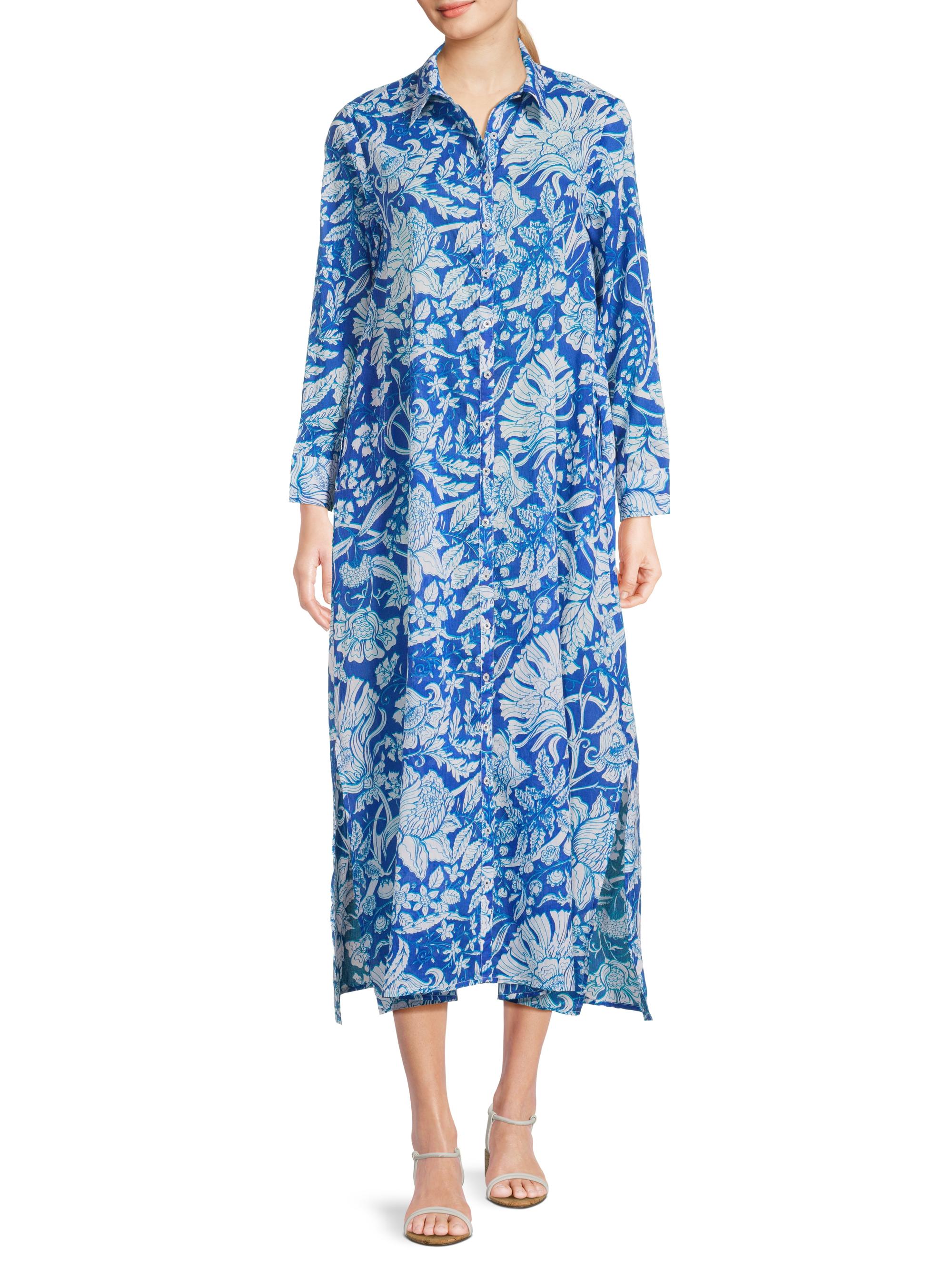 Ro's Garden Farrah Printed Long Tunic-Style Dress | Saks Fifth Avenue