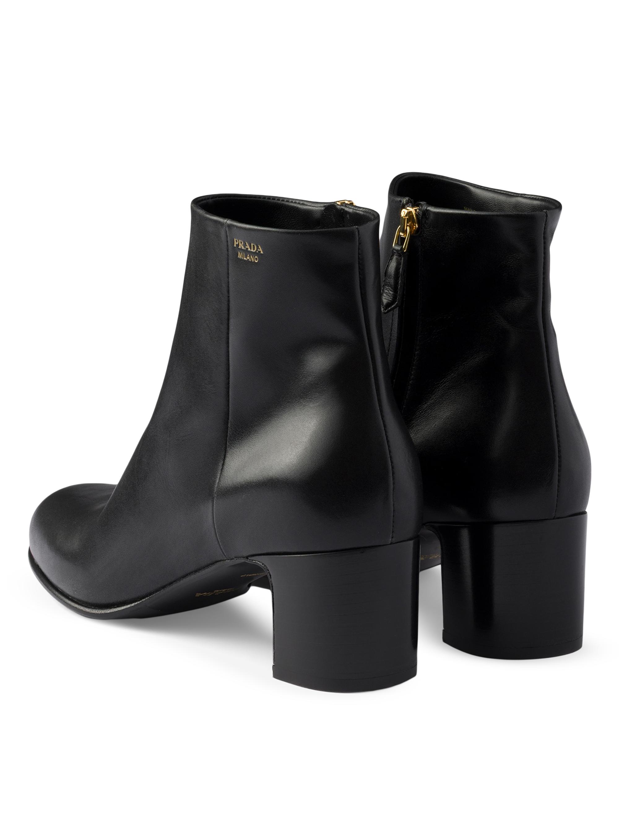 Prada Suede Booties | Saks Fifth Avenue