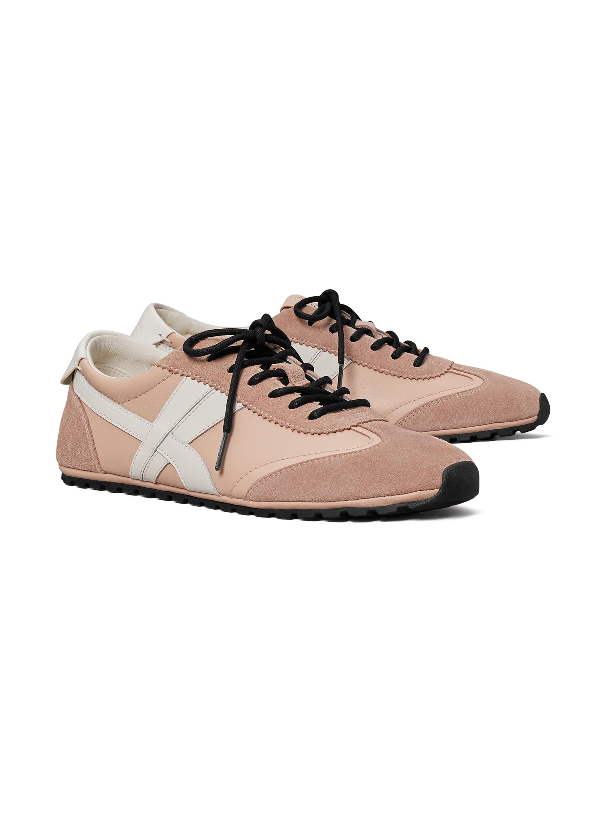 Tory Burch Hank Field Suede Low-Top Sneakers | Saks Fifth Avenue