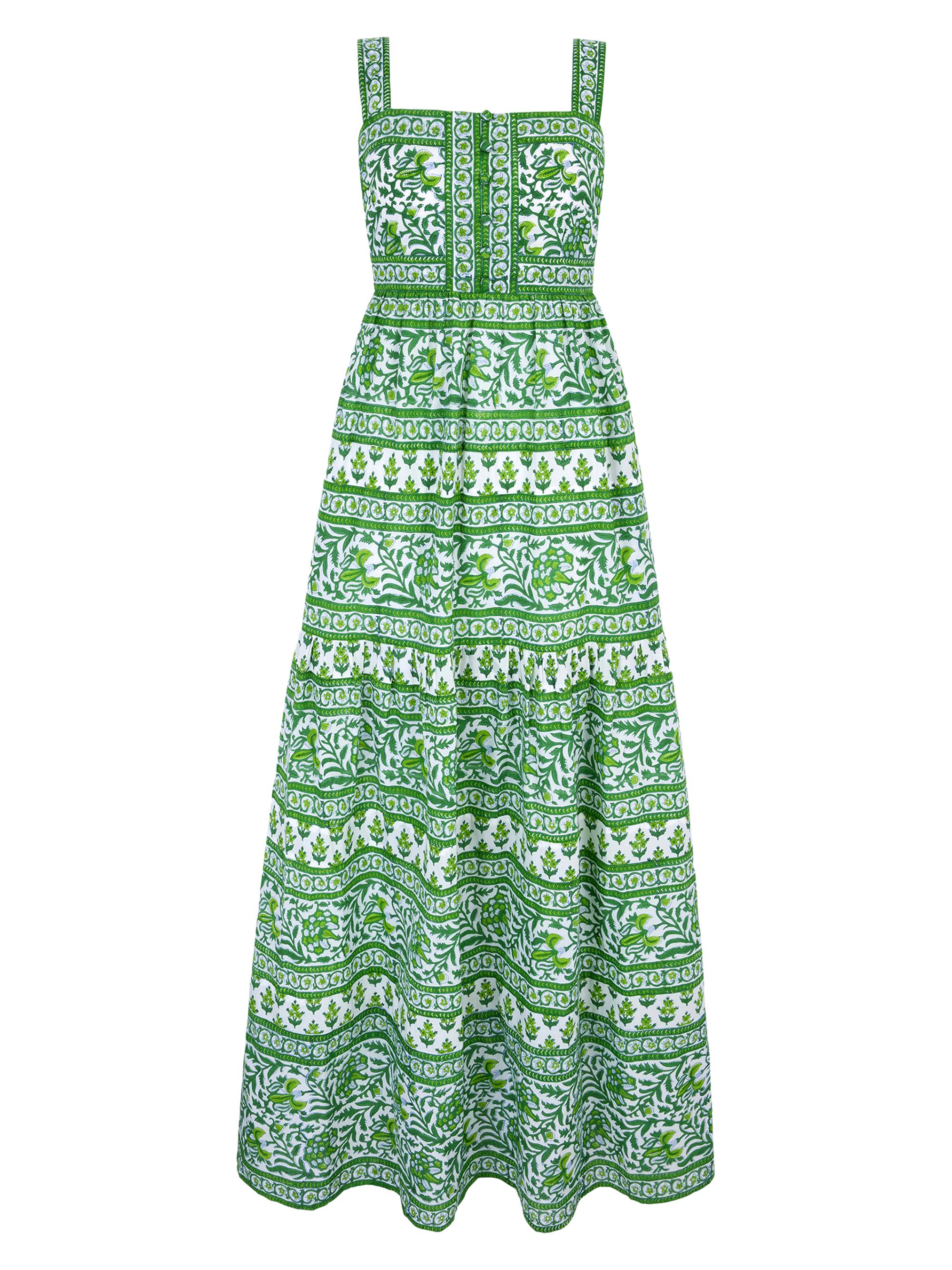 Pink City Prints Verdant Botanics Lucia Dress | Saks Fifth Avenue