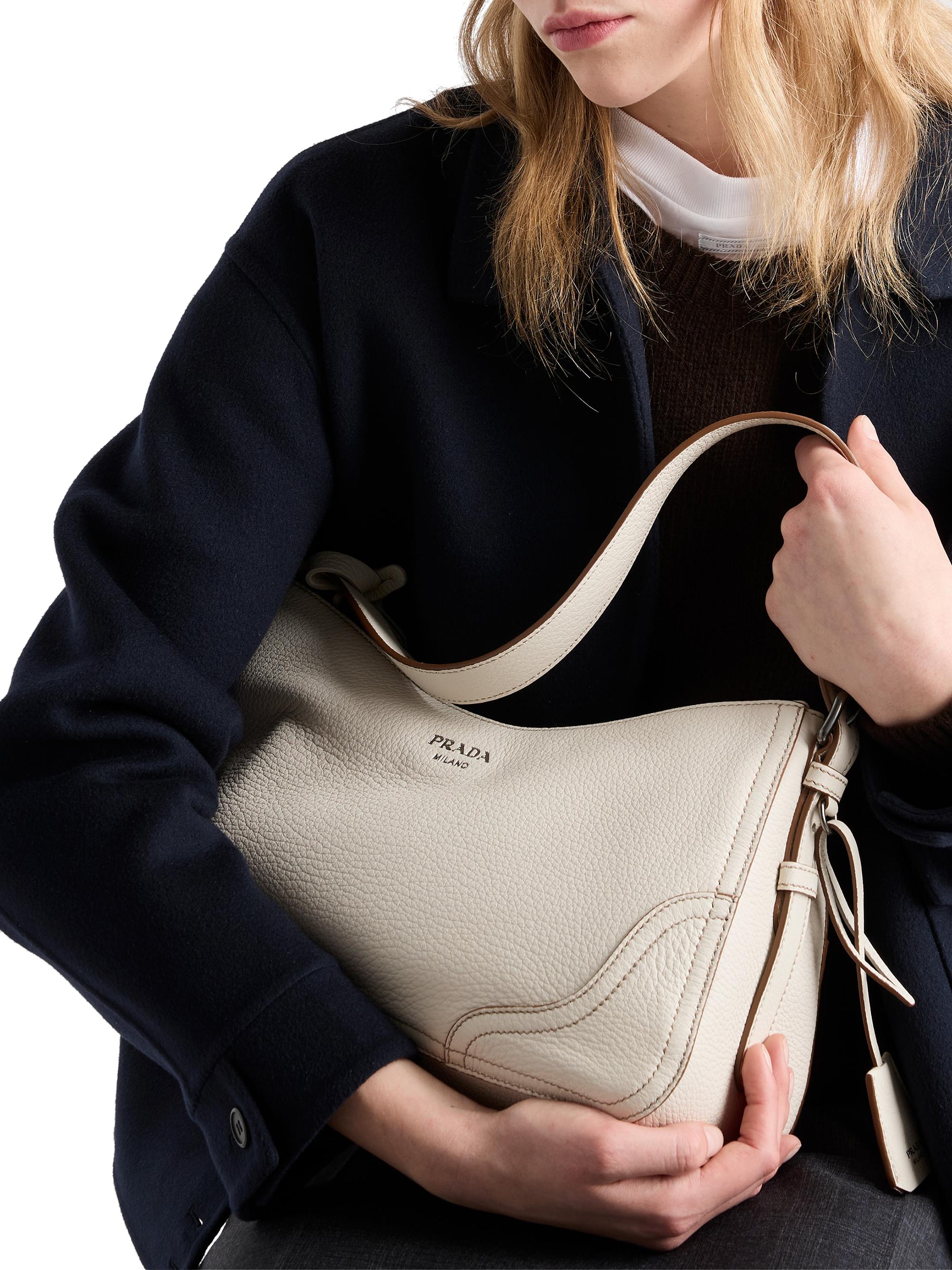 Prada Aimèe Large Leather Shoulder Bag | Saks Fifth Avenue