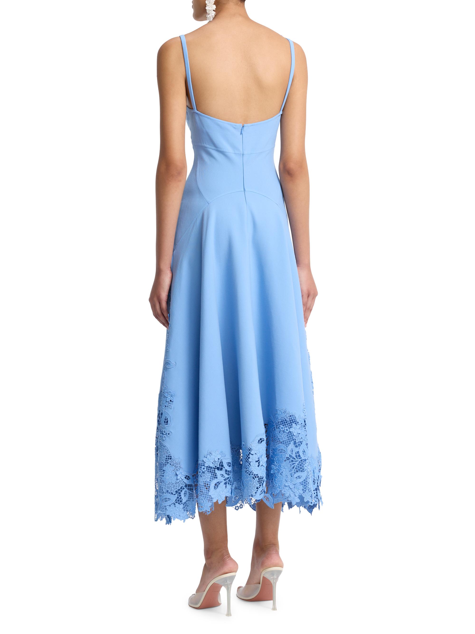 Oscar de la Renta Porcelain Flower Guipure Cocktail Dress | Saks Fifth ...