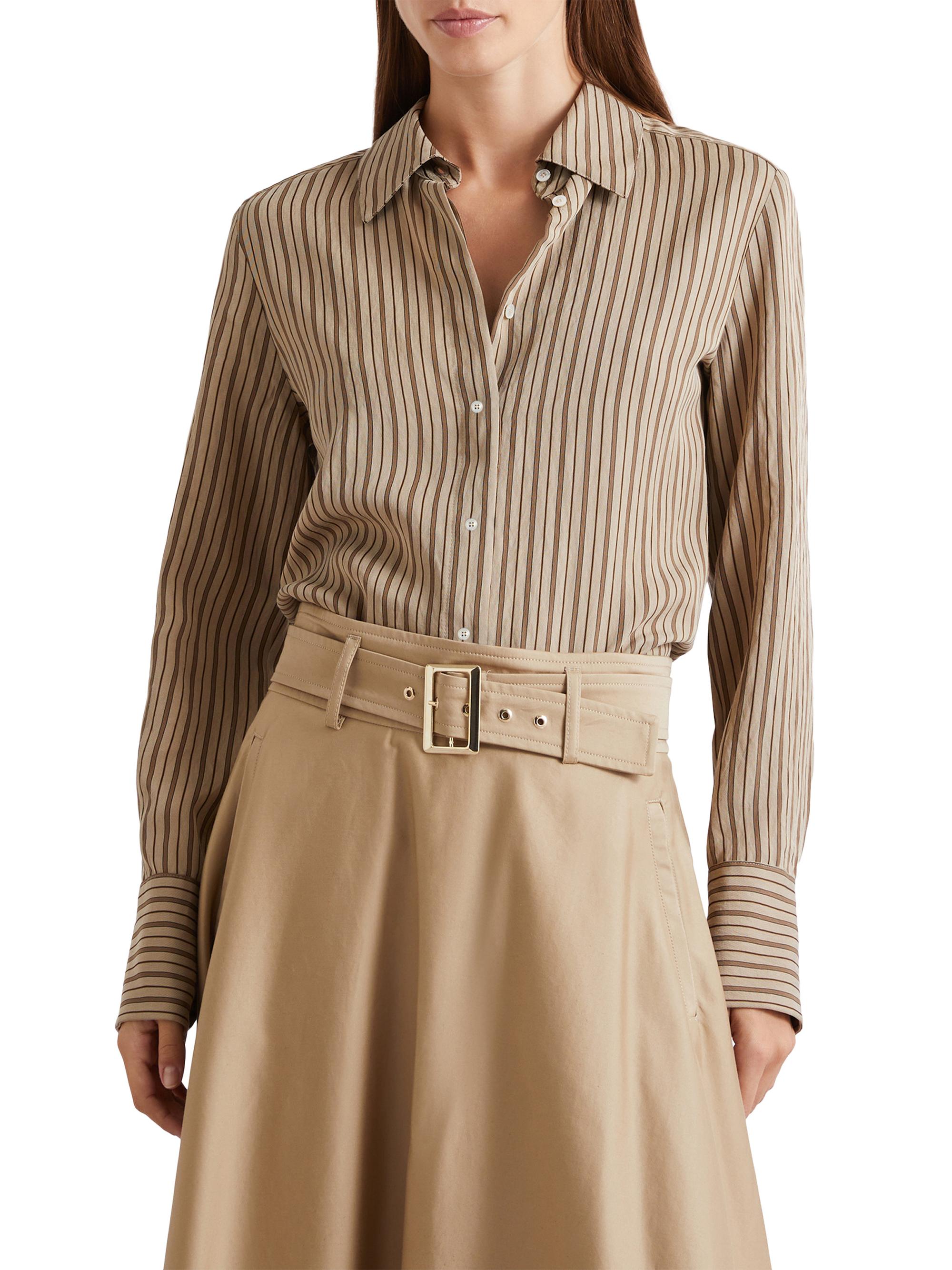 Marella Shiny Viscose Shirt | Saks Fifth Avenue