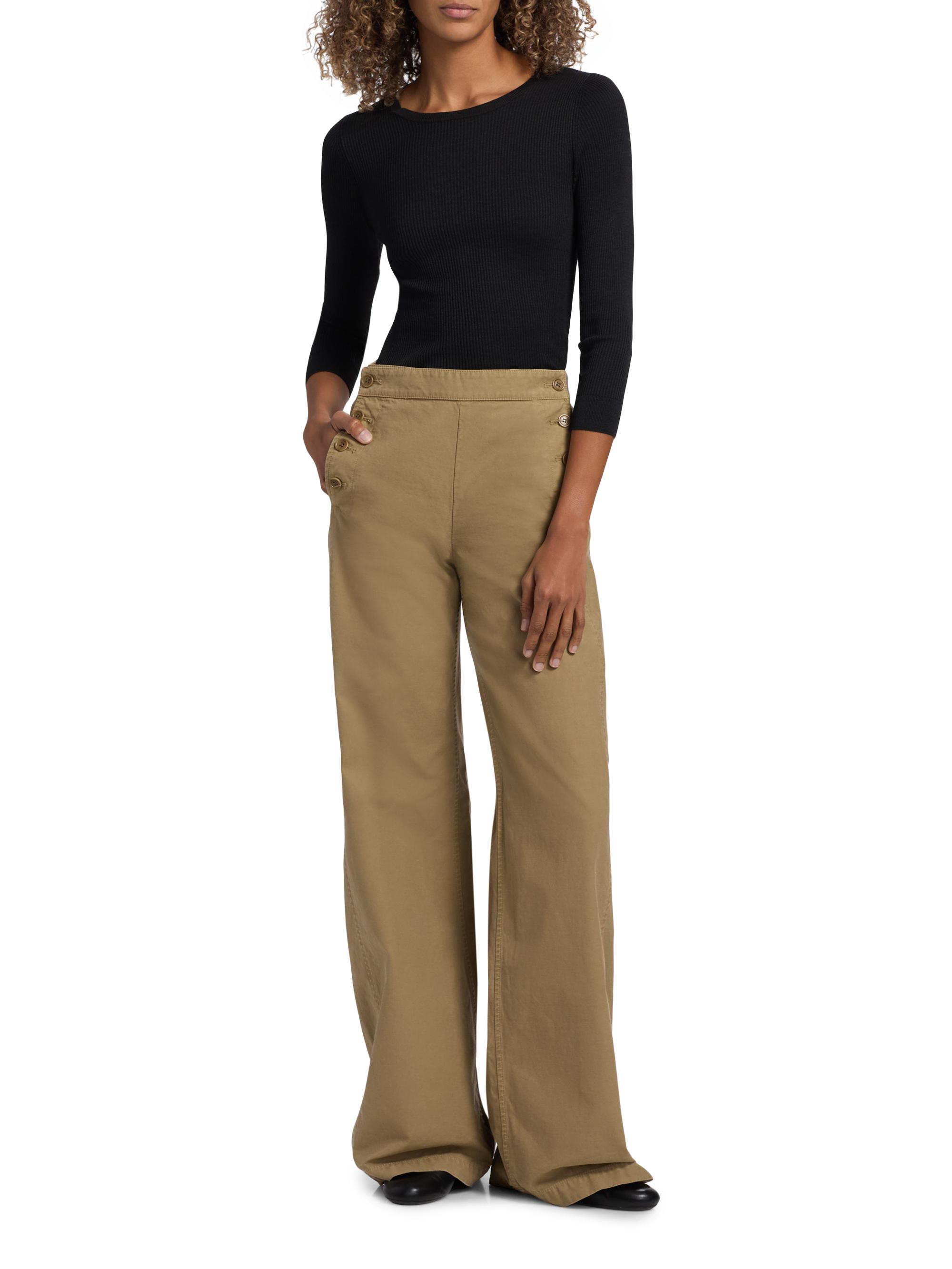 Nili Lotan Reed Cotton Sailor Pants | Saks Fifth Avenue
