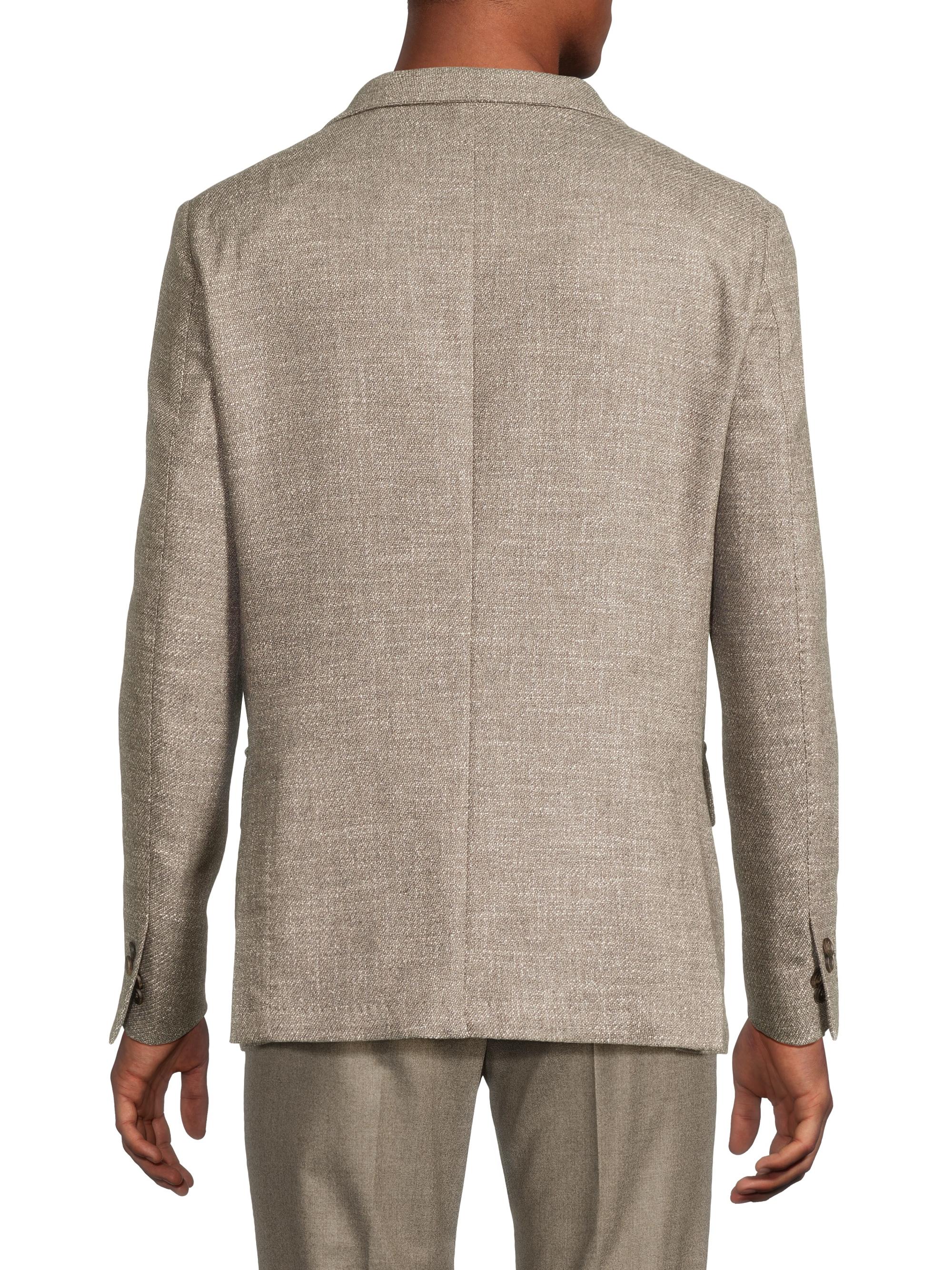 Corneliani Wool-Silk-Blend Textured Sport Jacket | Saks Fifth Avenue