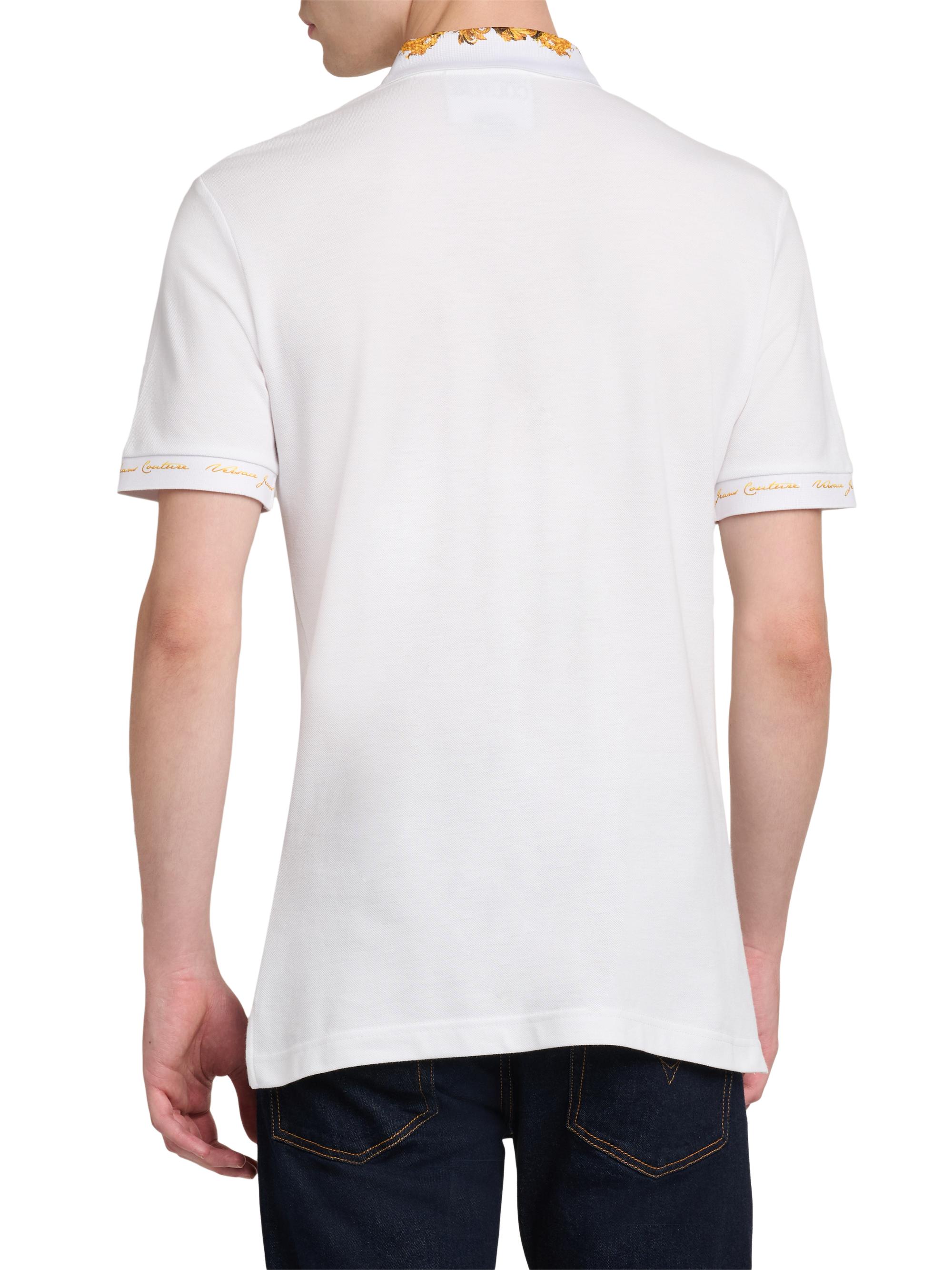 Versace Jeans Couture Barocco Polo T-Shirt | Saks Fifth Avenue