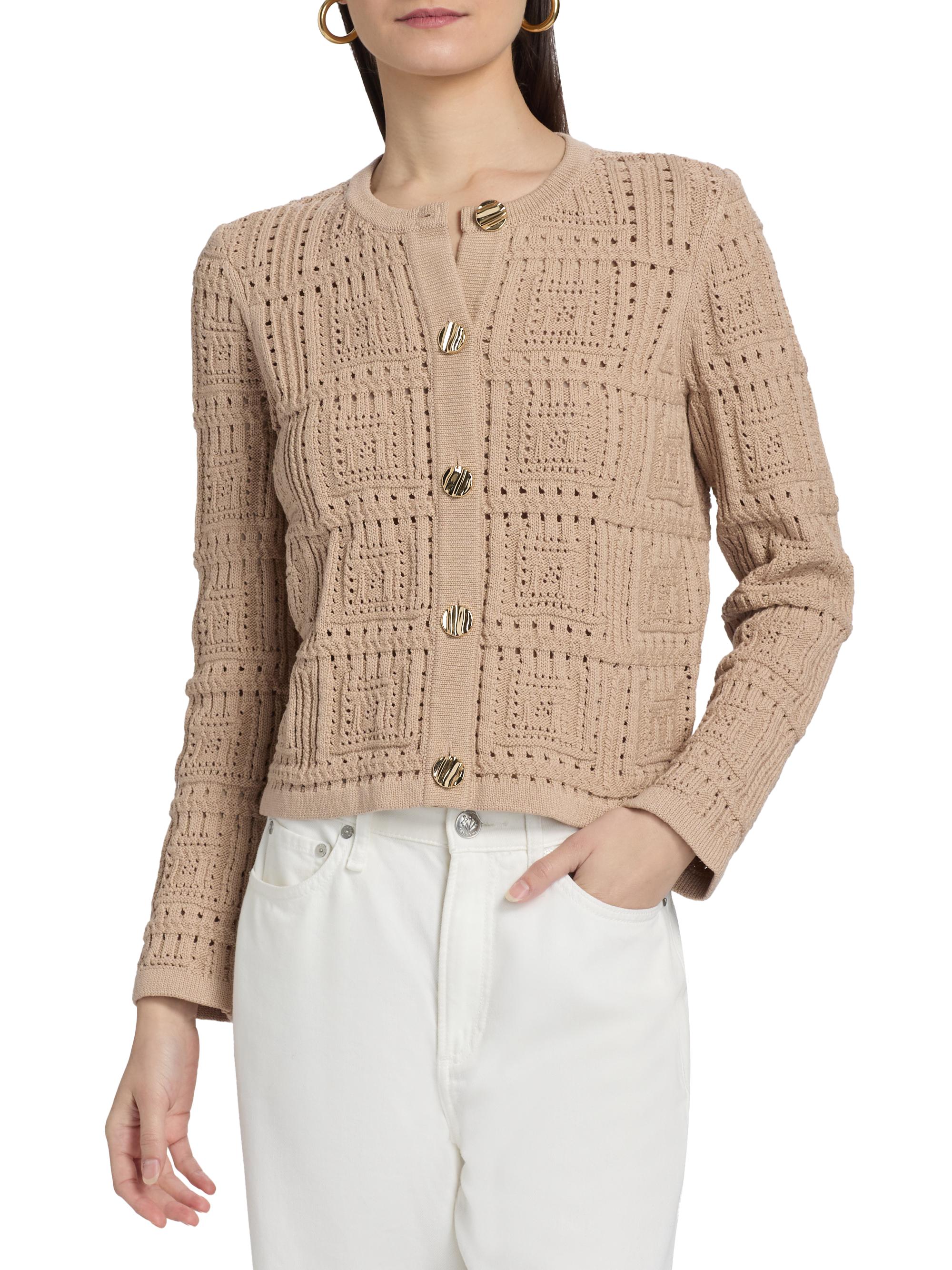 dh New York Helena Granny Square Cardigan | Saks Fifth Avenue