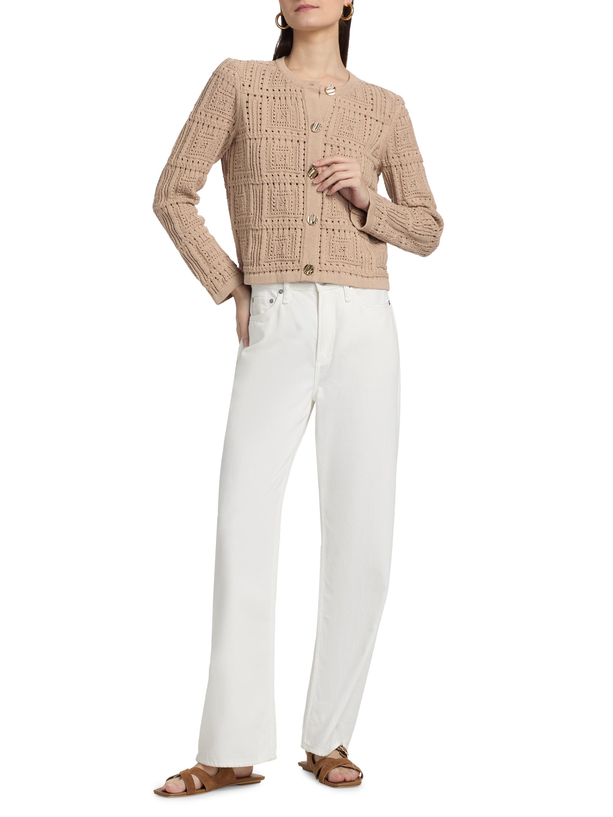 dh New York Helena Granny Square Cardigan | Saks Fifth Avenue